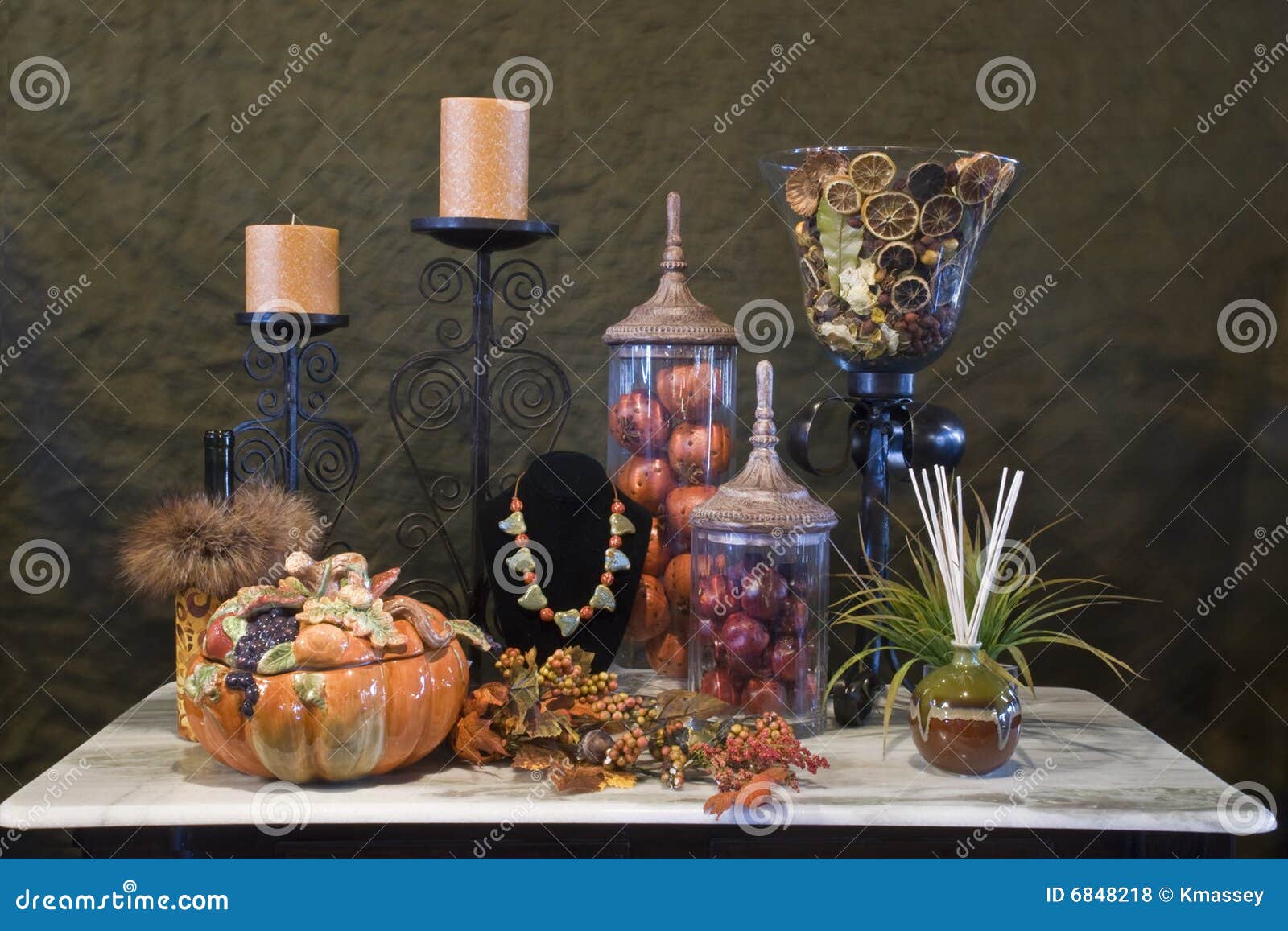 Fall still life stock photo. Image of leaves, green, fruit - 6848218