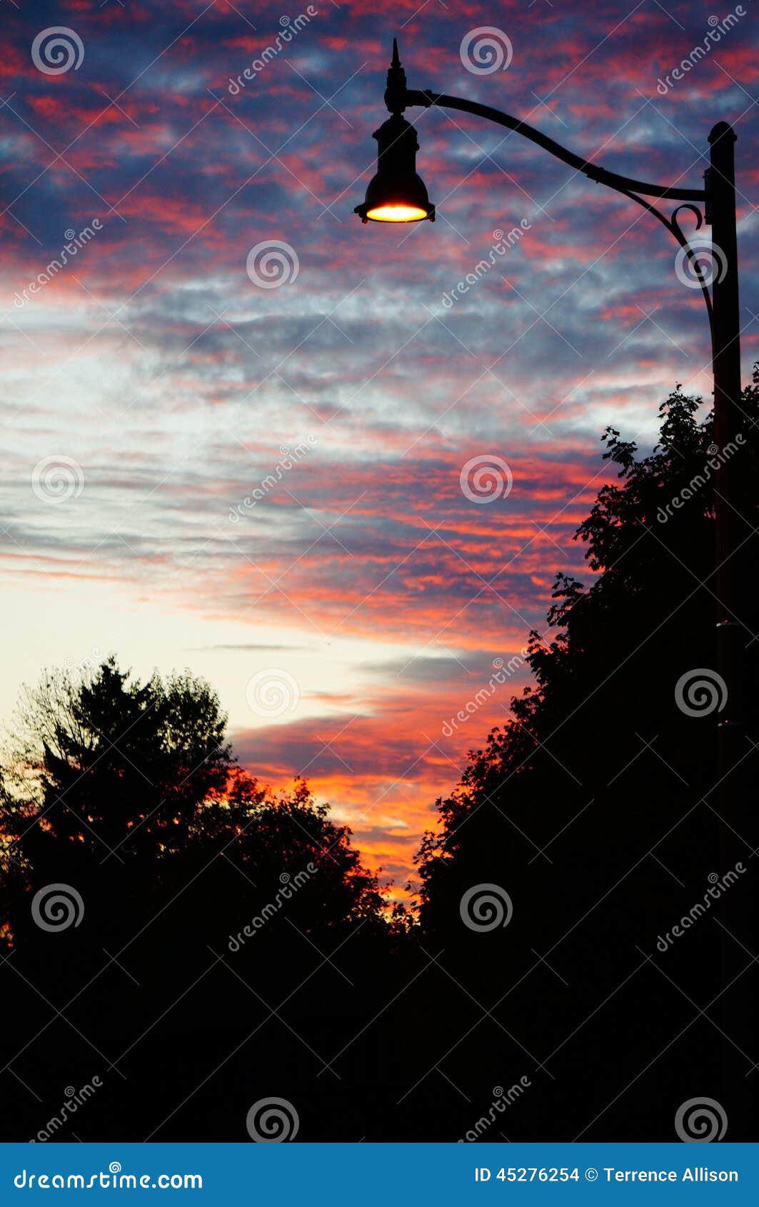 Fall Sunset in Shelton Washington USA Stock Photo - Image of summer ...