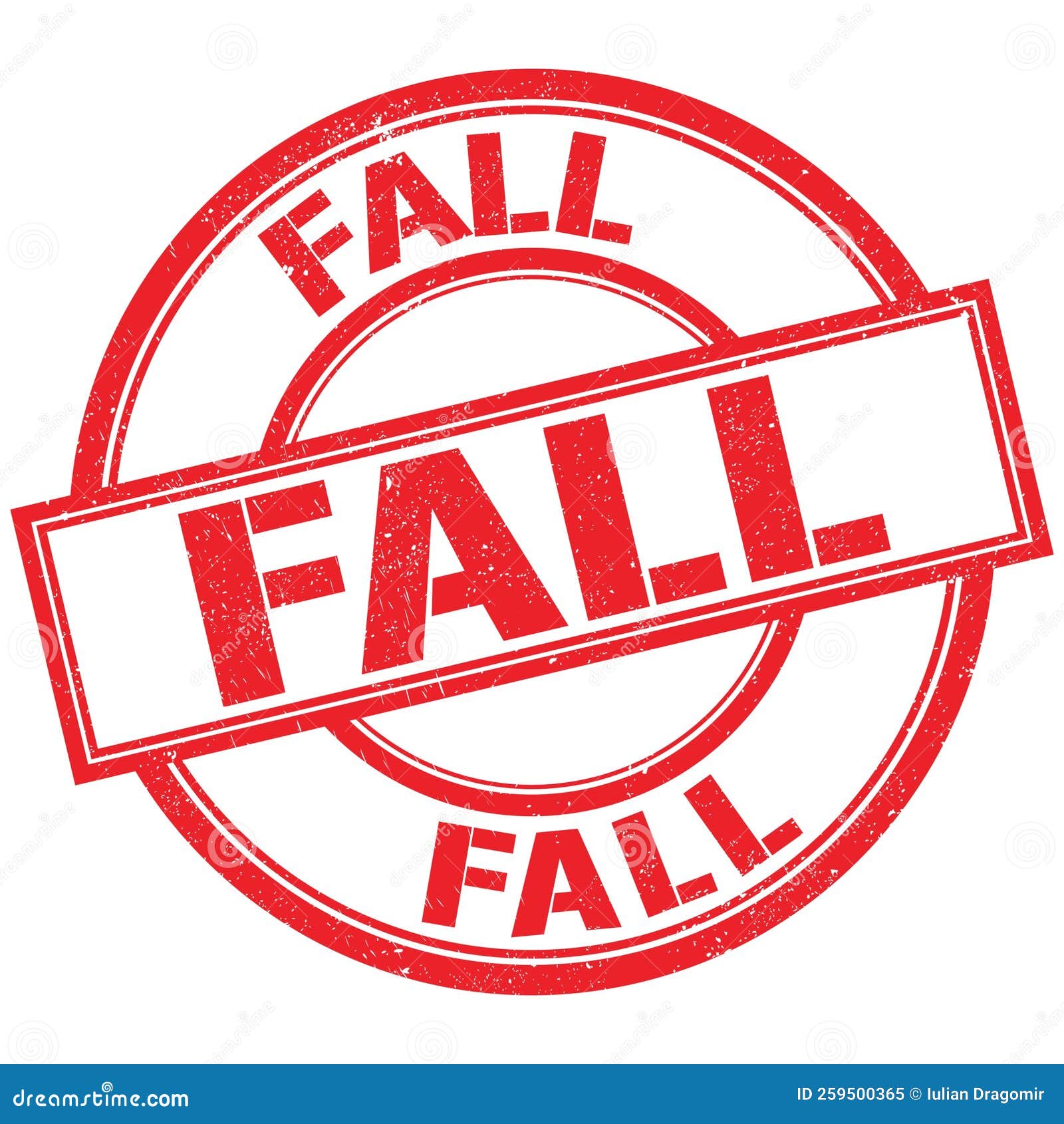 FALL Text Written on Red Stamp Sign Stock Illustration - Illustration ...