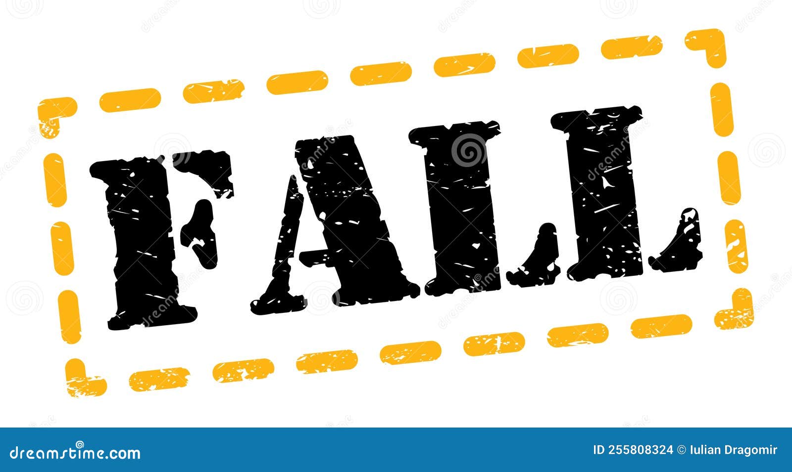 FALL Text Written on Yellow-black Stamp Sign Stock Illustration ...
