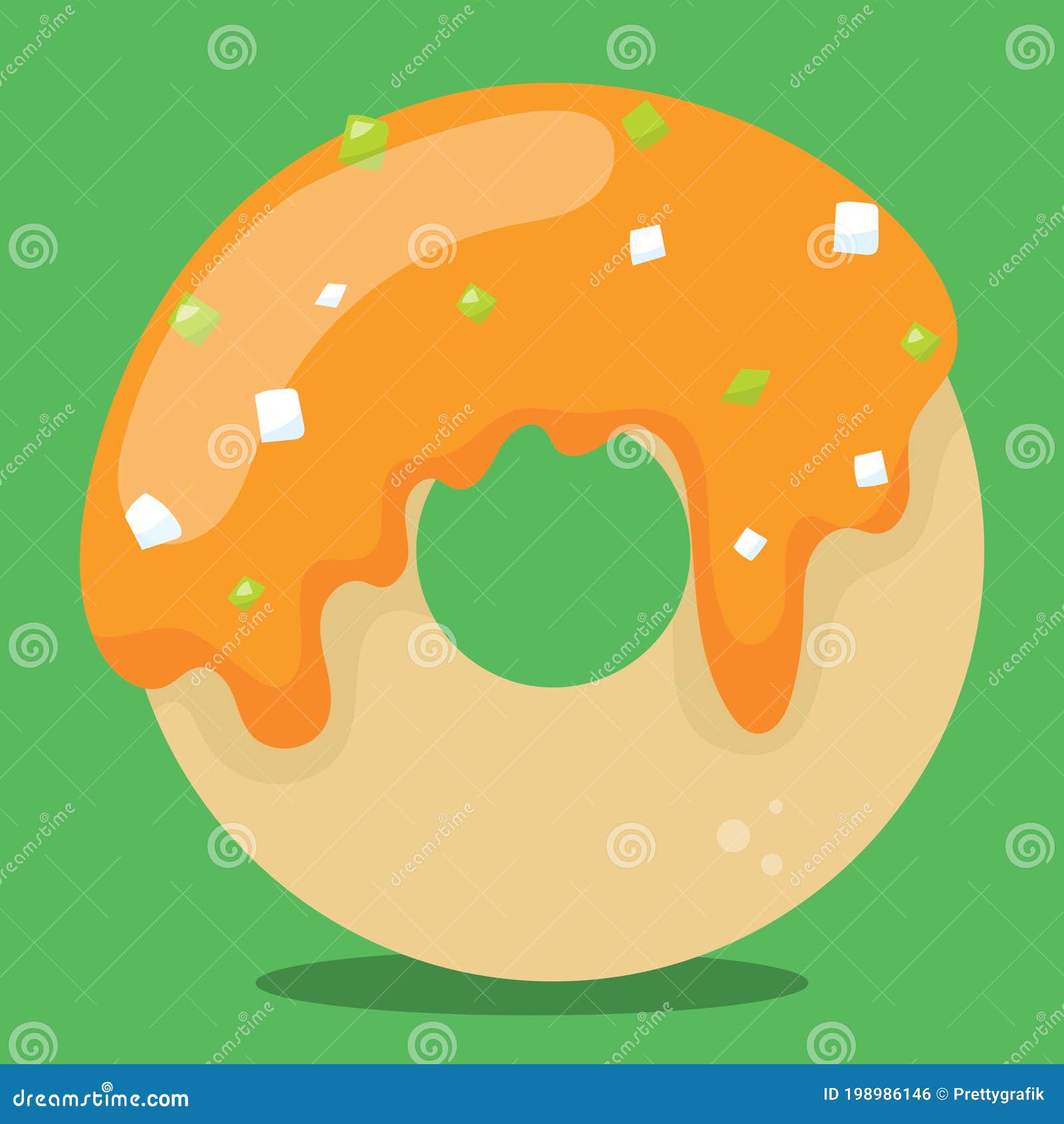 Fall treats donut 21 stock vector. Illustration of donut - 198986146
