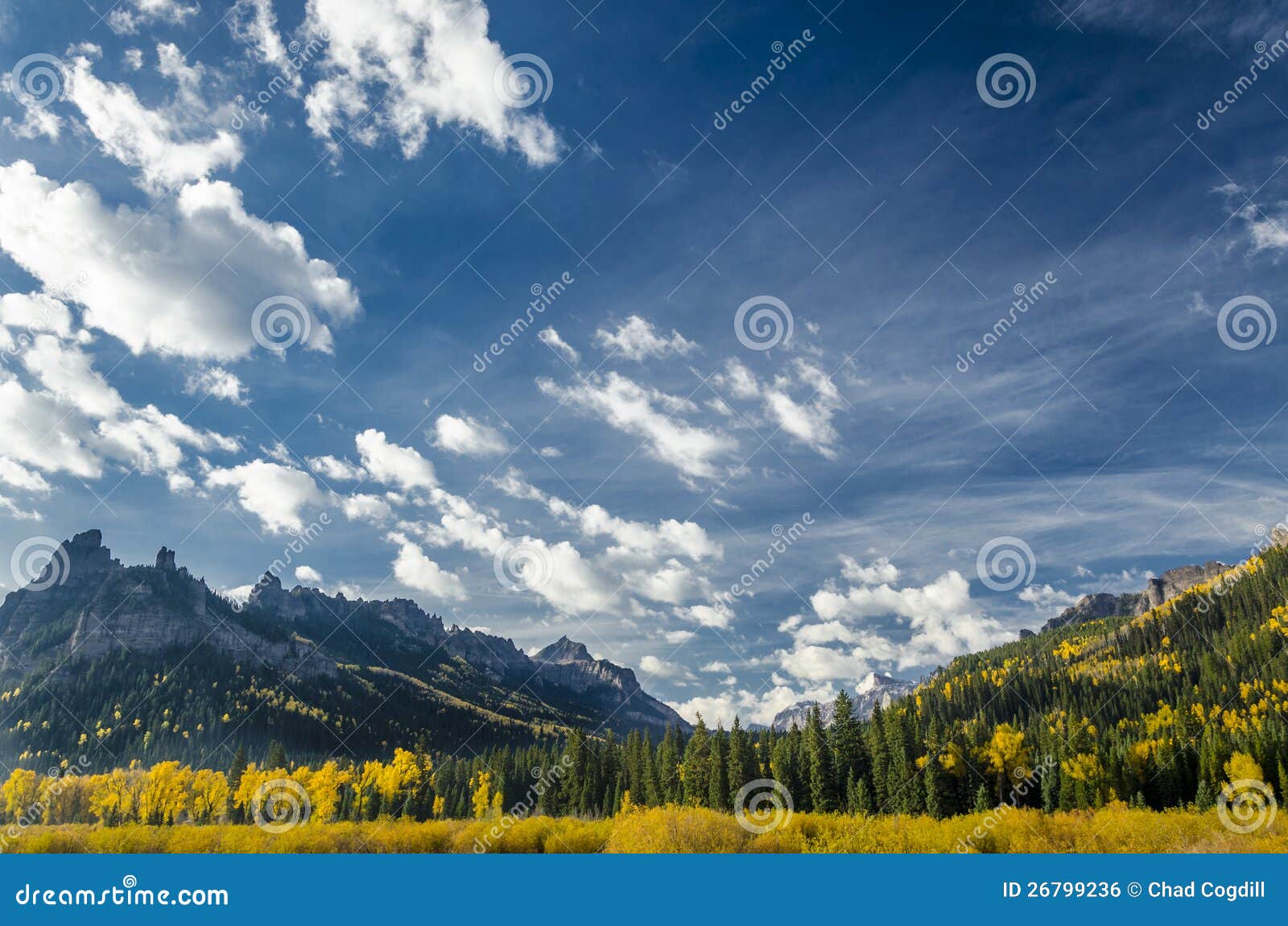 Fall at Turret Ridge stock photo. Image of silver, blue - 26799236