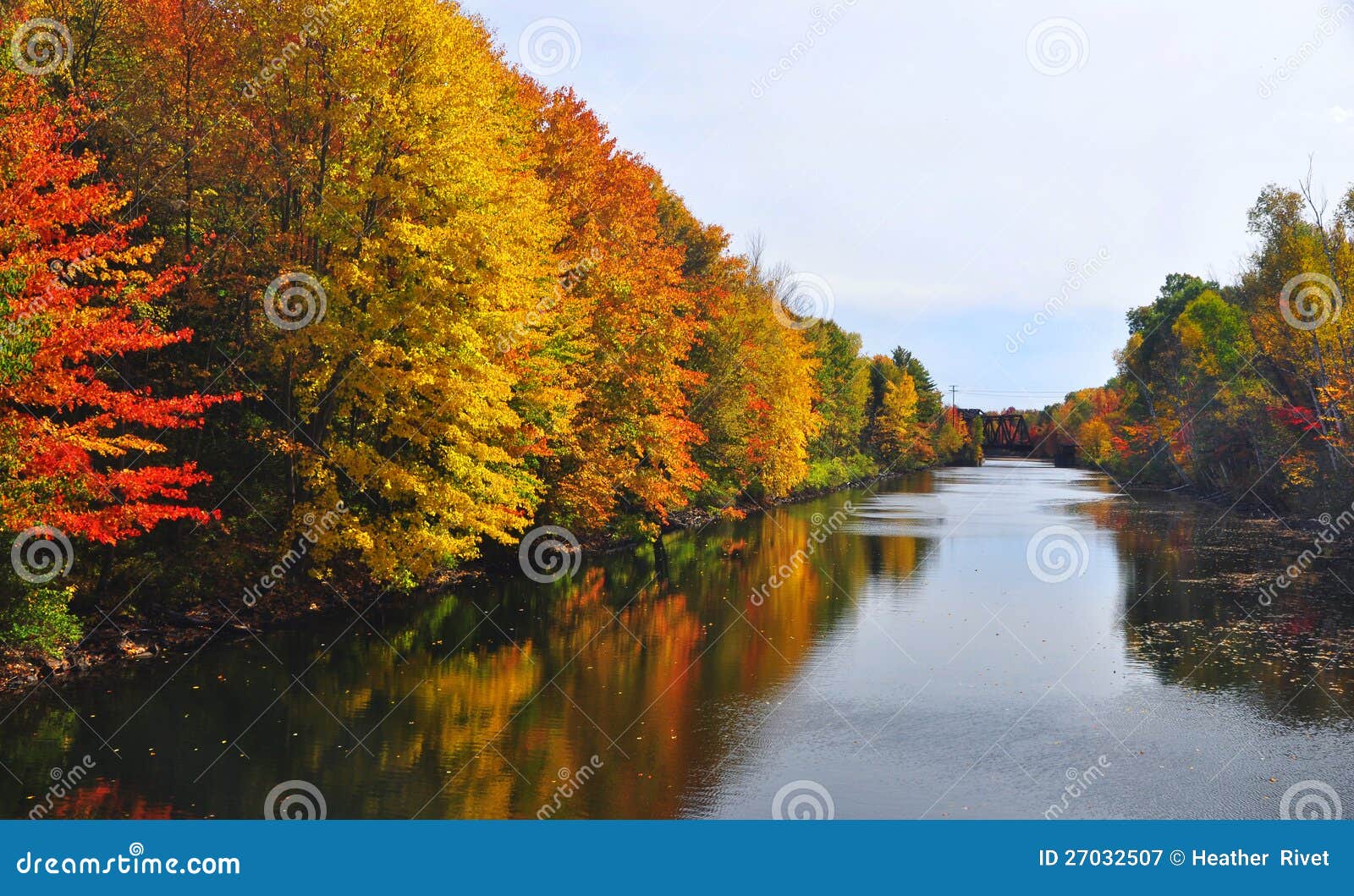 Fall View stock image. Image of clouds, nature, wildlife - 27032507