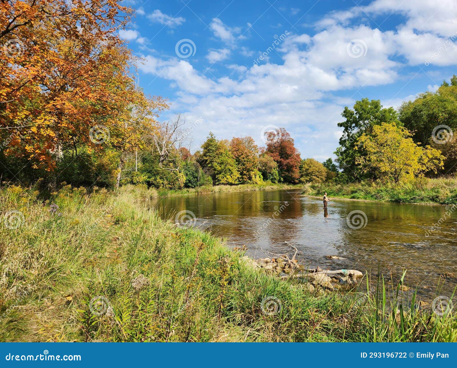 Fall Weather Fishing stock photo. Image of nature, fall - 293196722
