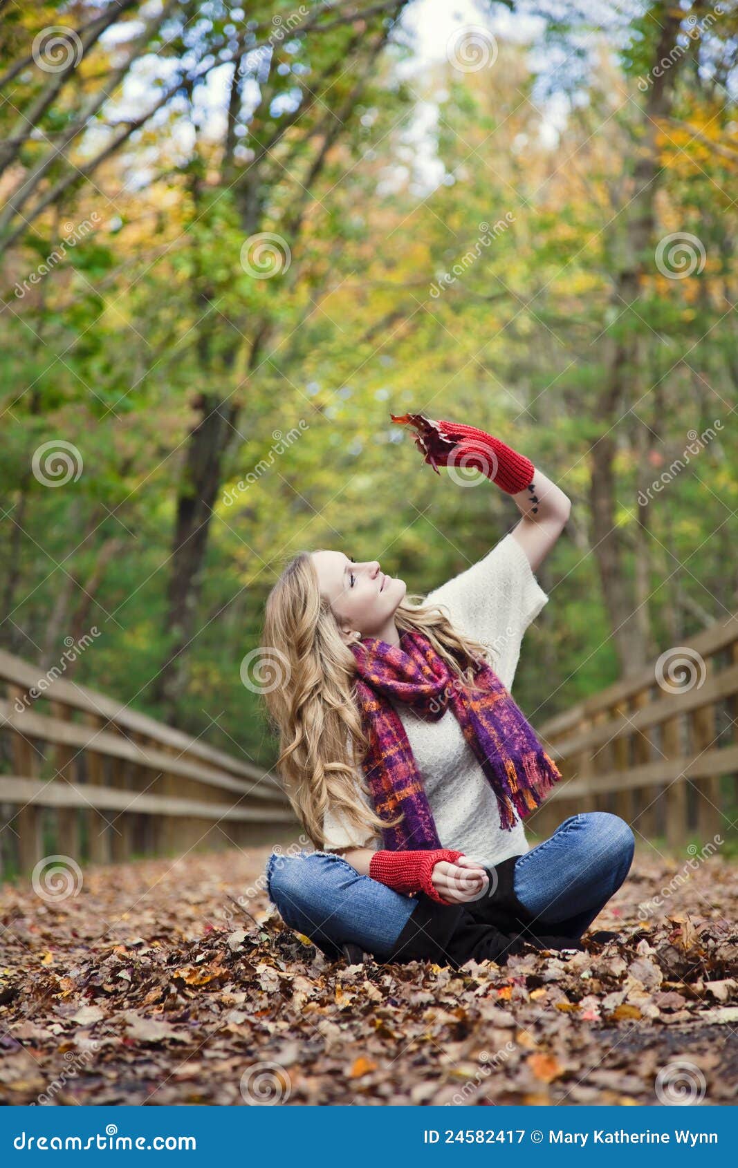 Fall woman stock image. Image of female, future, girl - 24582417