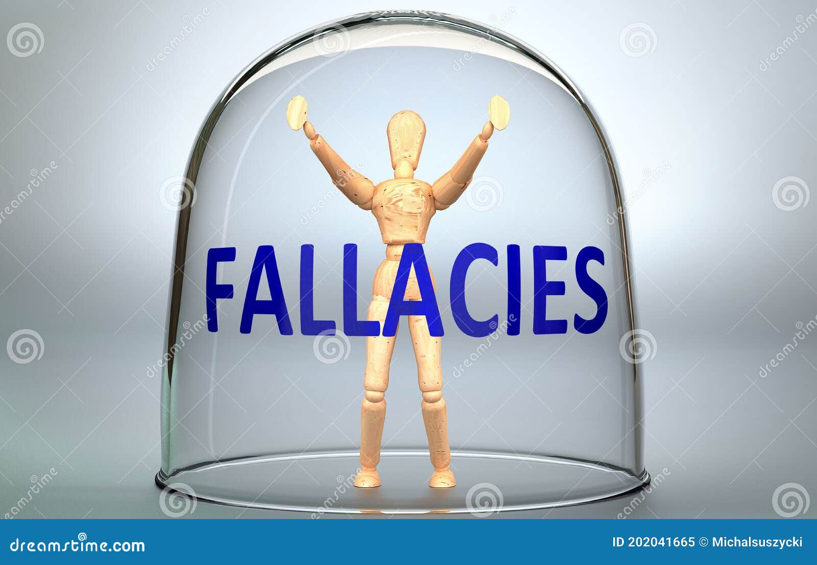 Fallacies Inside Human Mind - Pictured As Word Fallacies Inside A Head ...