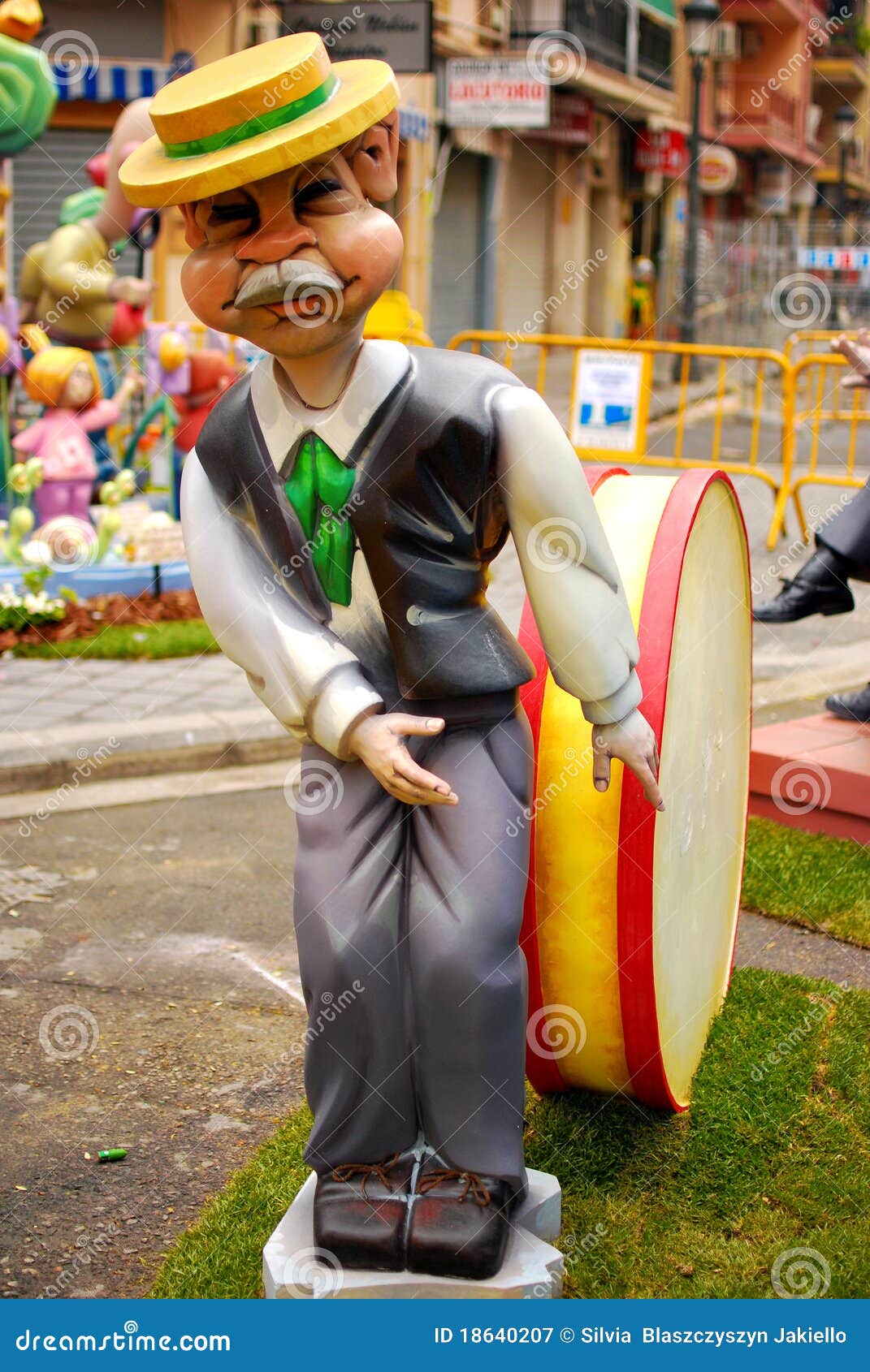 Fallas - Colorful Funny Figures Editorial Photography - Image of ...