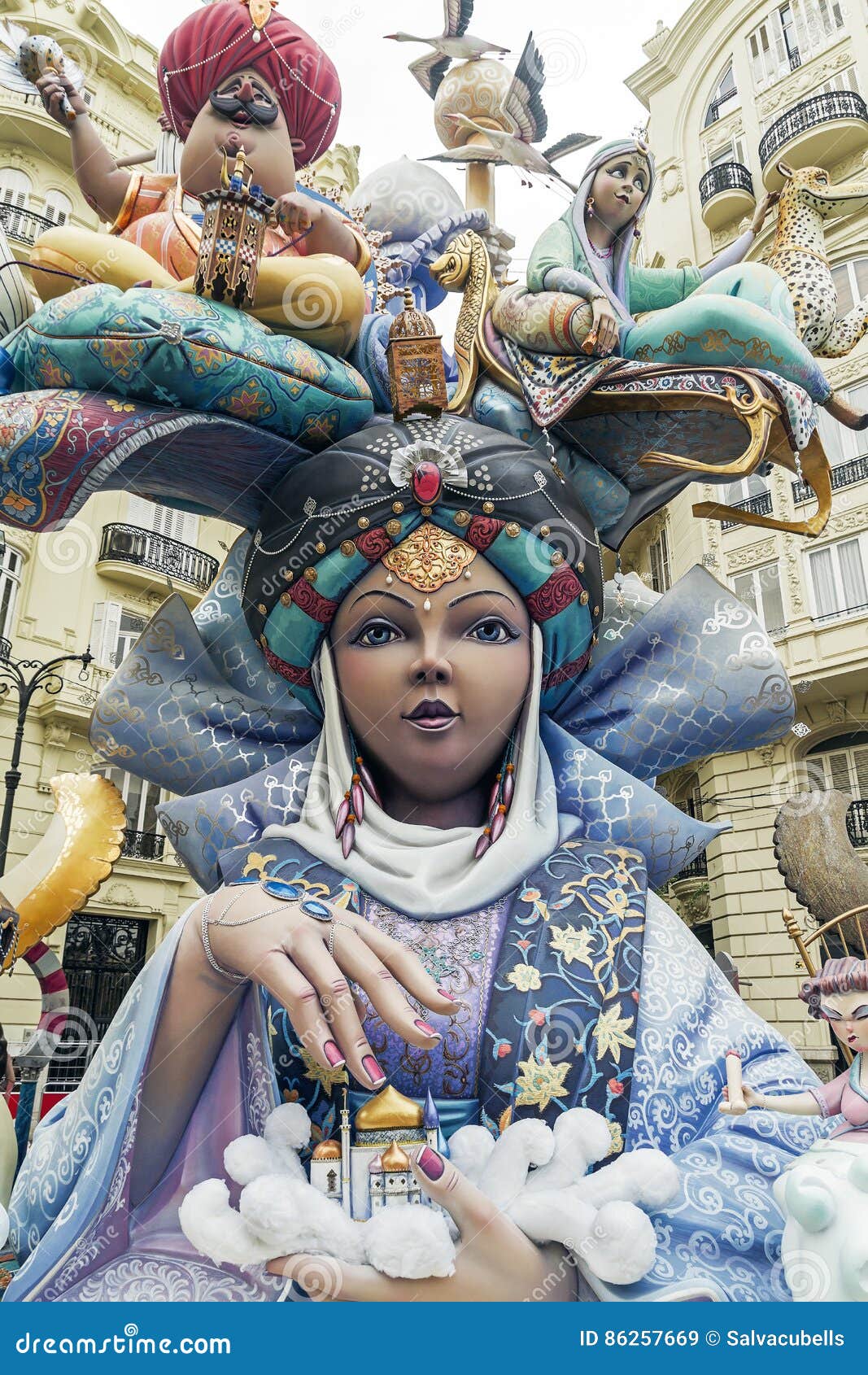Fallas. March 2016 in Valencia, Spain. Editorial Stock Image - Image of ...