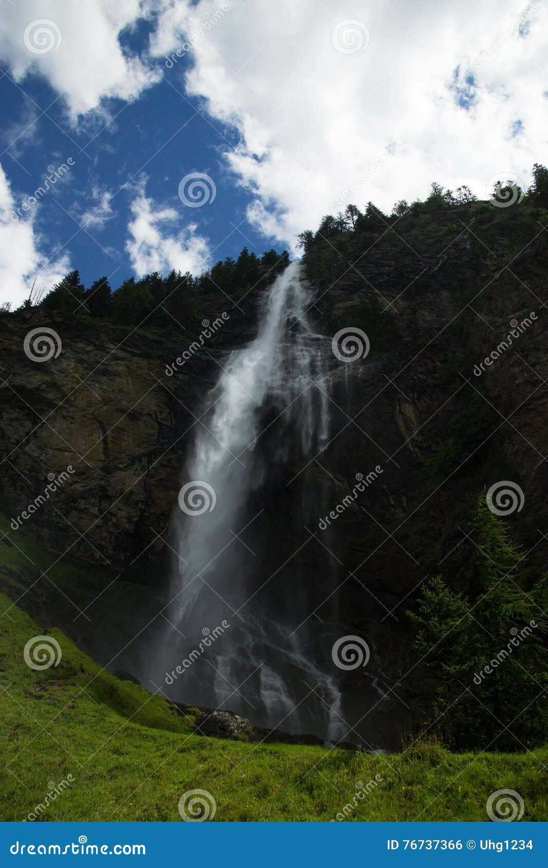 Fallbach Water Fall, Carinthia, Austria Stock Photo - Image of ...