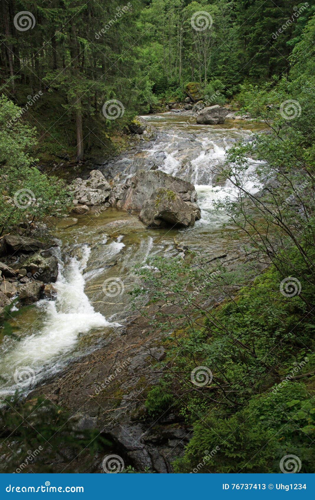 Fallbach Water Fall, Carinthia, Austria Stock Image - Image of water ...