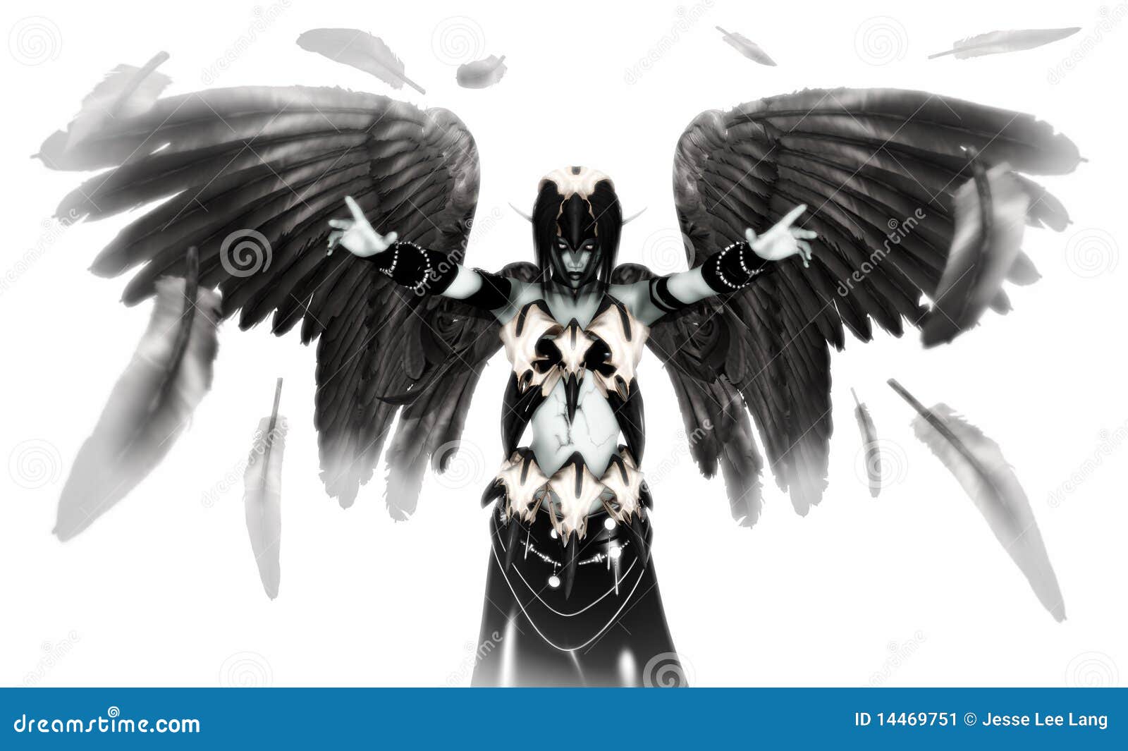 Fallen angel stock illustration. Illustration of fallen - 14469751