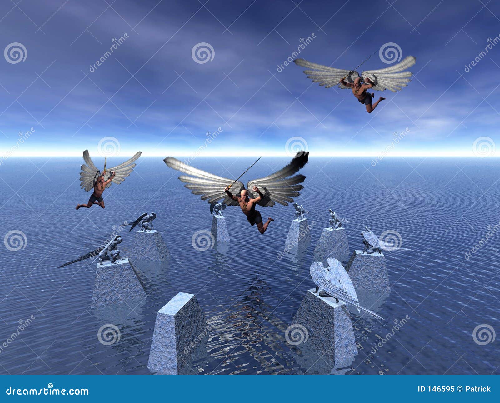 Angels Fighting Stock Illustrations – 7 Angels Fighting Stock ...
