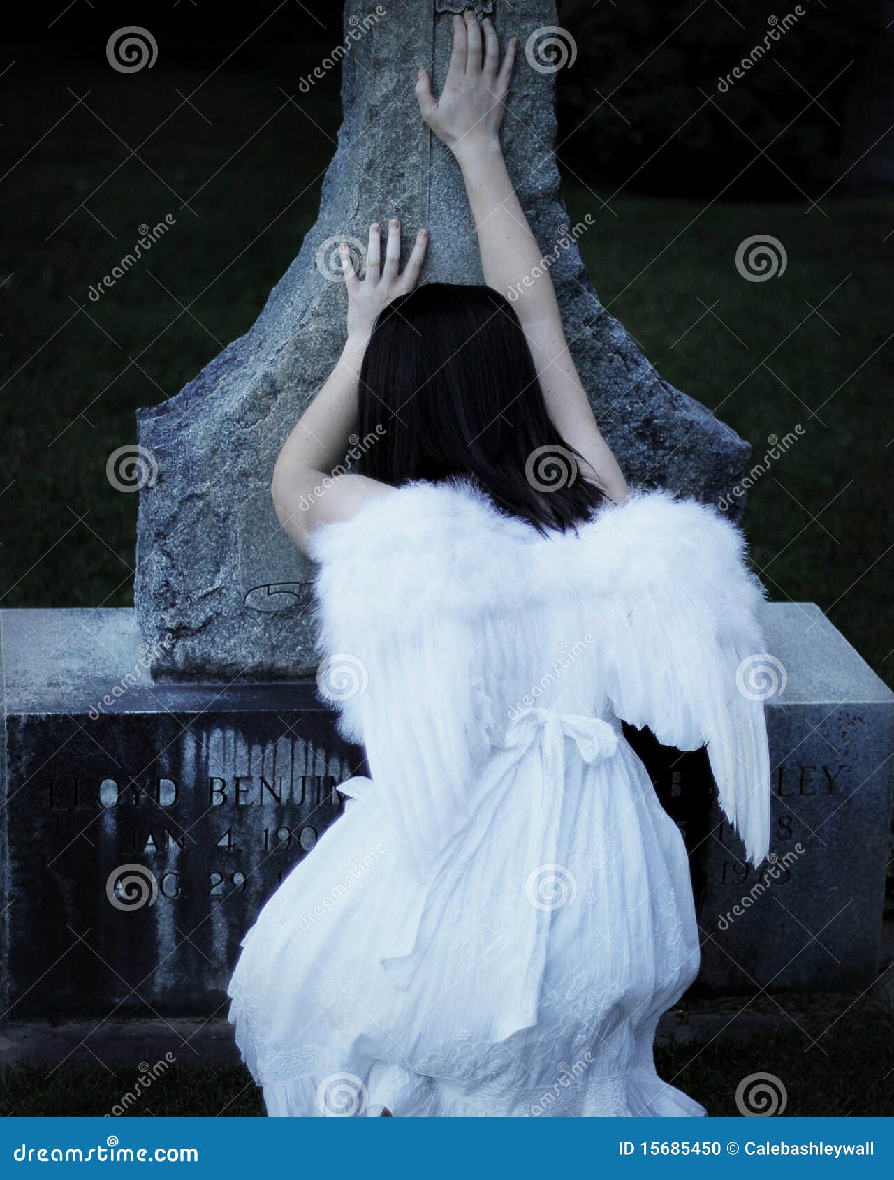 Fallen Angel_6 stock photo. Image of sorrow, lost, dead - 15685450