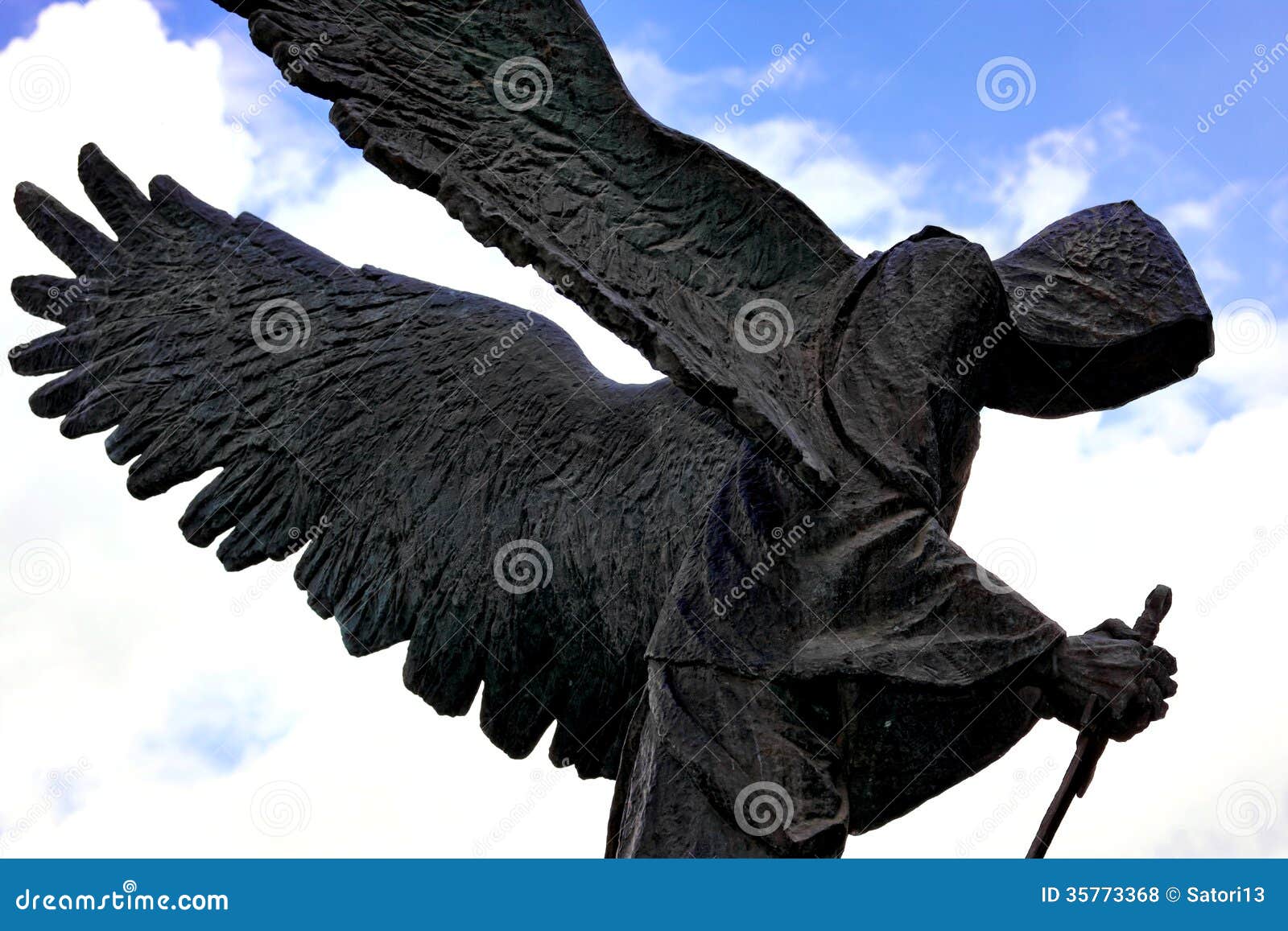 Fallen Angel stock photo. Image of sculpture, symbolism - 35773368