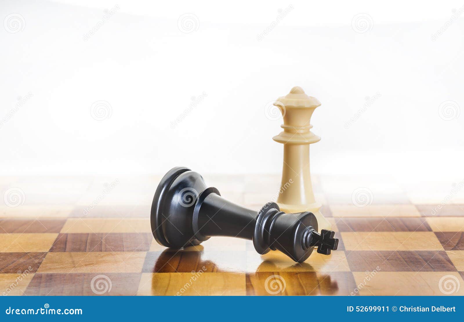 Fallen Chess King As a Metaphor for Fall from Power Stock Image - Image ...