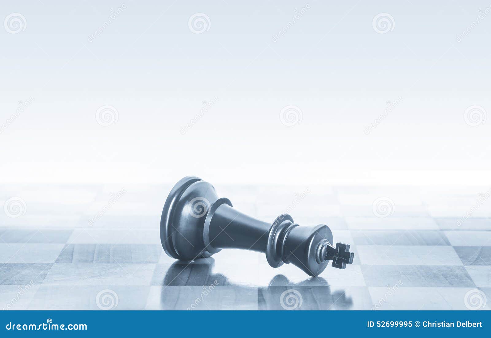 Fallen Chess King As a Metaphor for Fall from Power Stock Image - Image ...