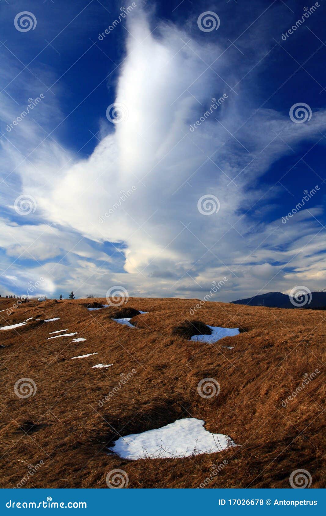 Fallen cloud stock photo. Image of panorama, december - 17026678