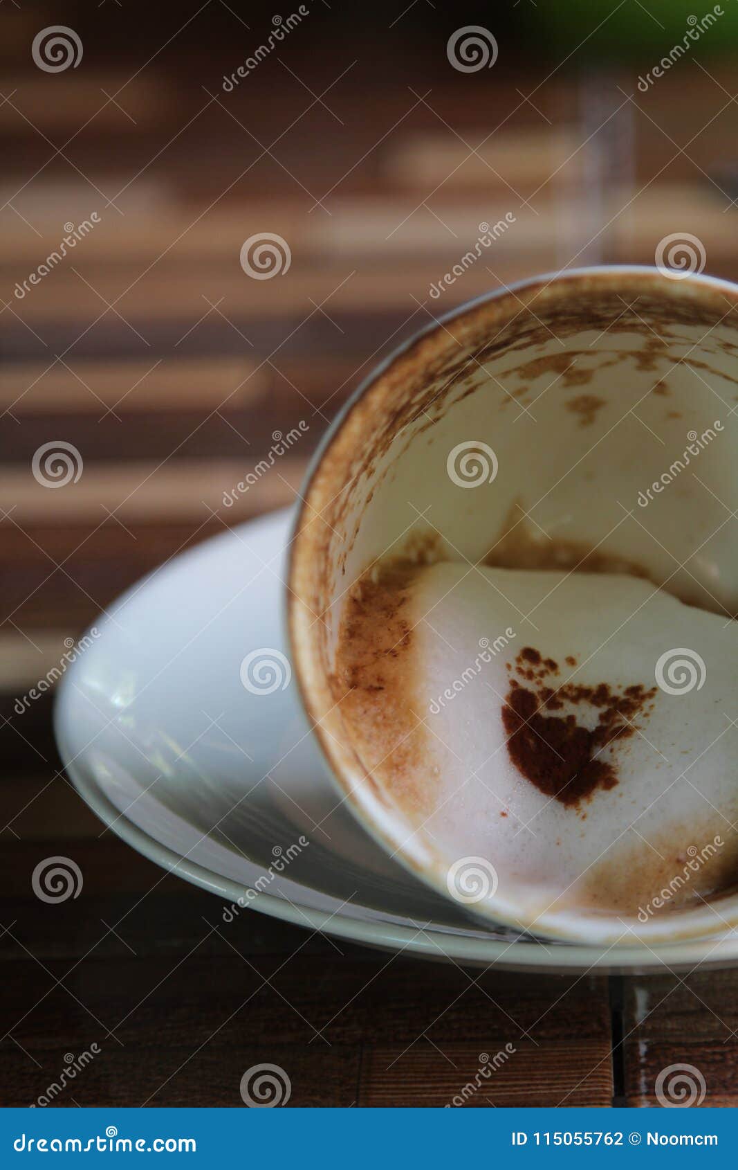 Fallen coffee cup stock photo. Image of drop, fallen - 115055762