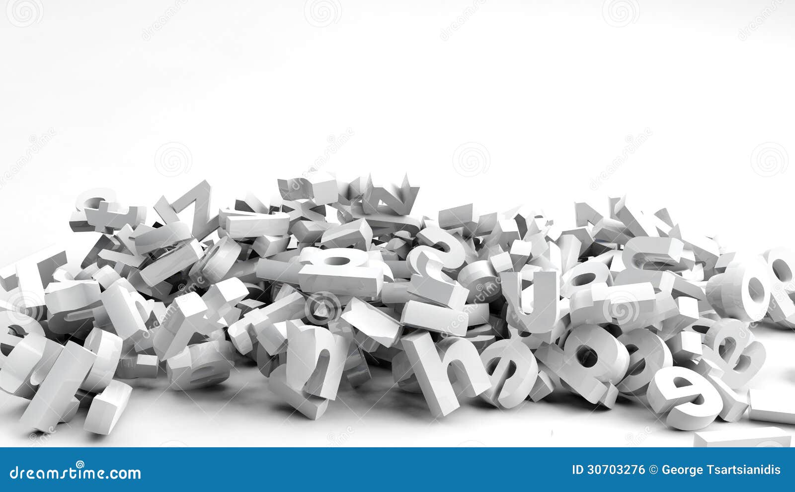 Fallen 3d letters stock illustration. Illustration of school - 30703276