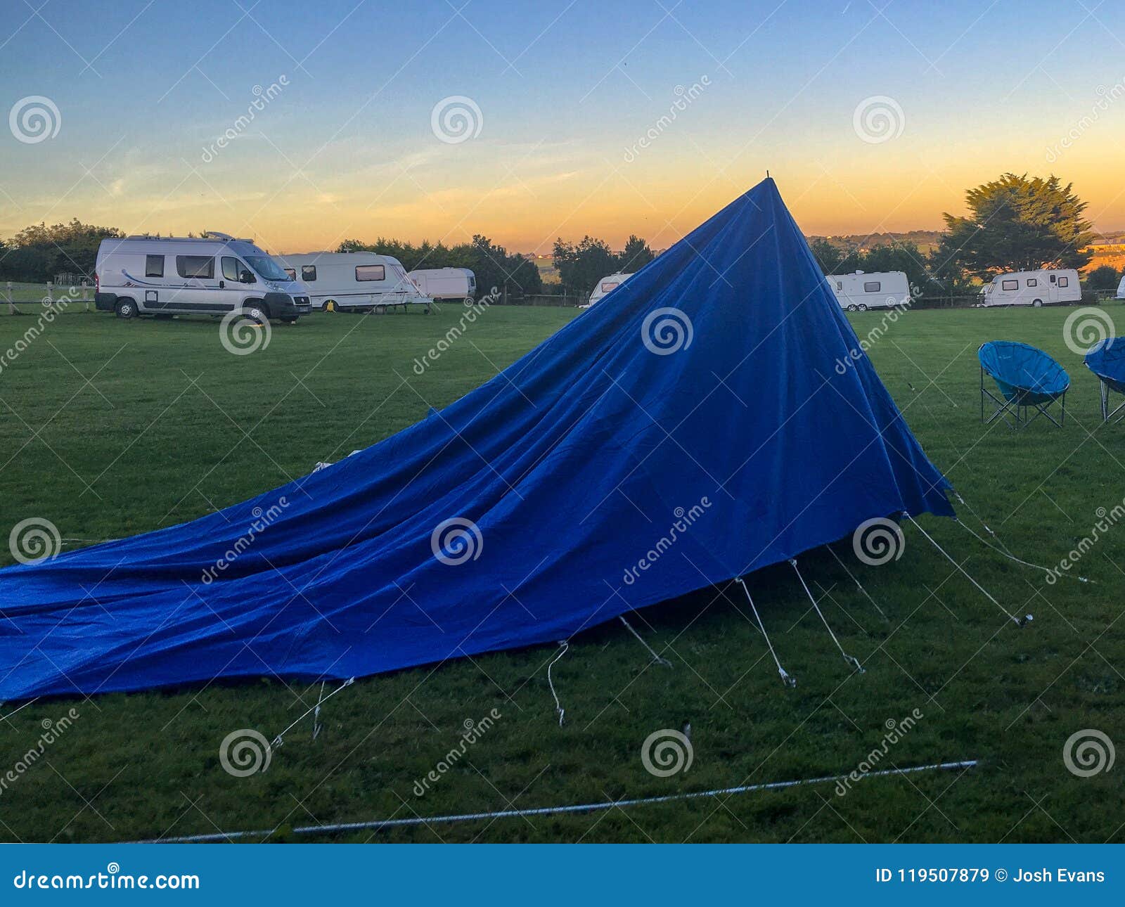 Fallen Down Tent stock image. Image of water, style - 119507879