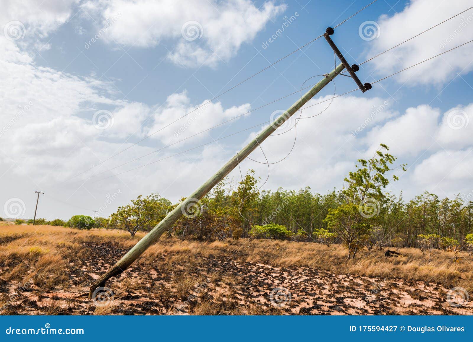 Fallen Electrical Towers Stock Image | CartoonDealer.com #13420219
