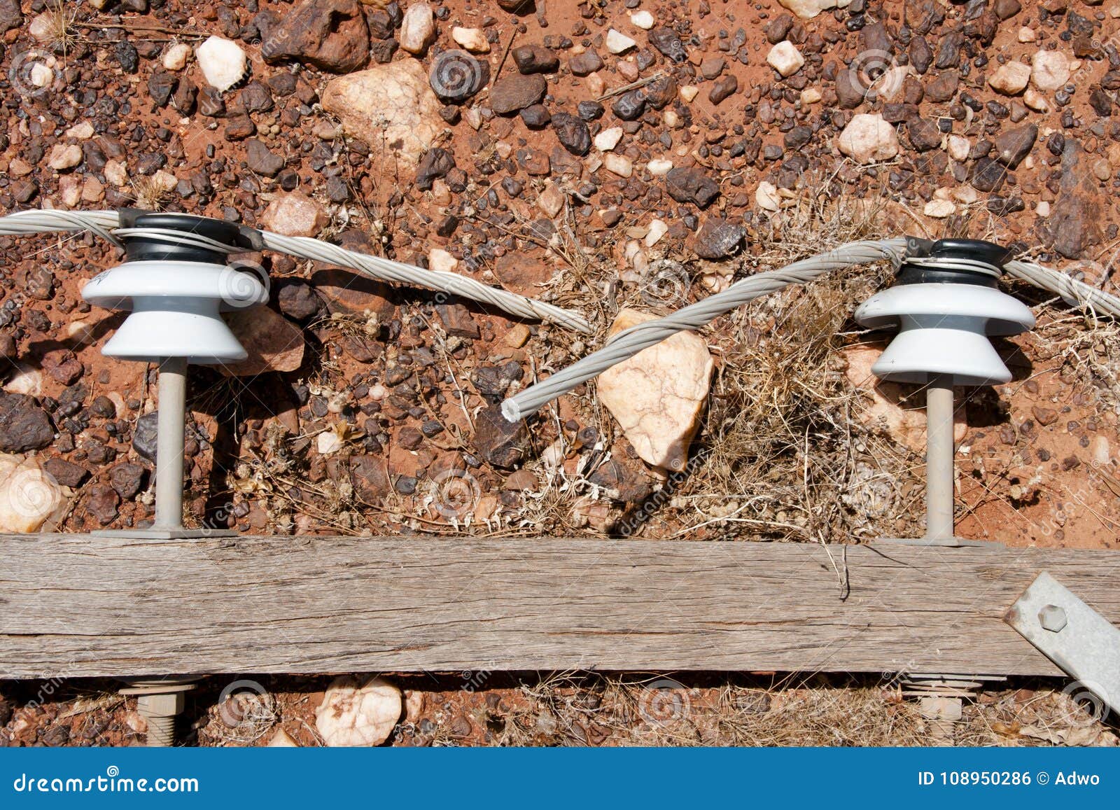 Fallen Electricity Pylon. Unused Transmissions Or Power Towers Taken ...