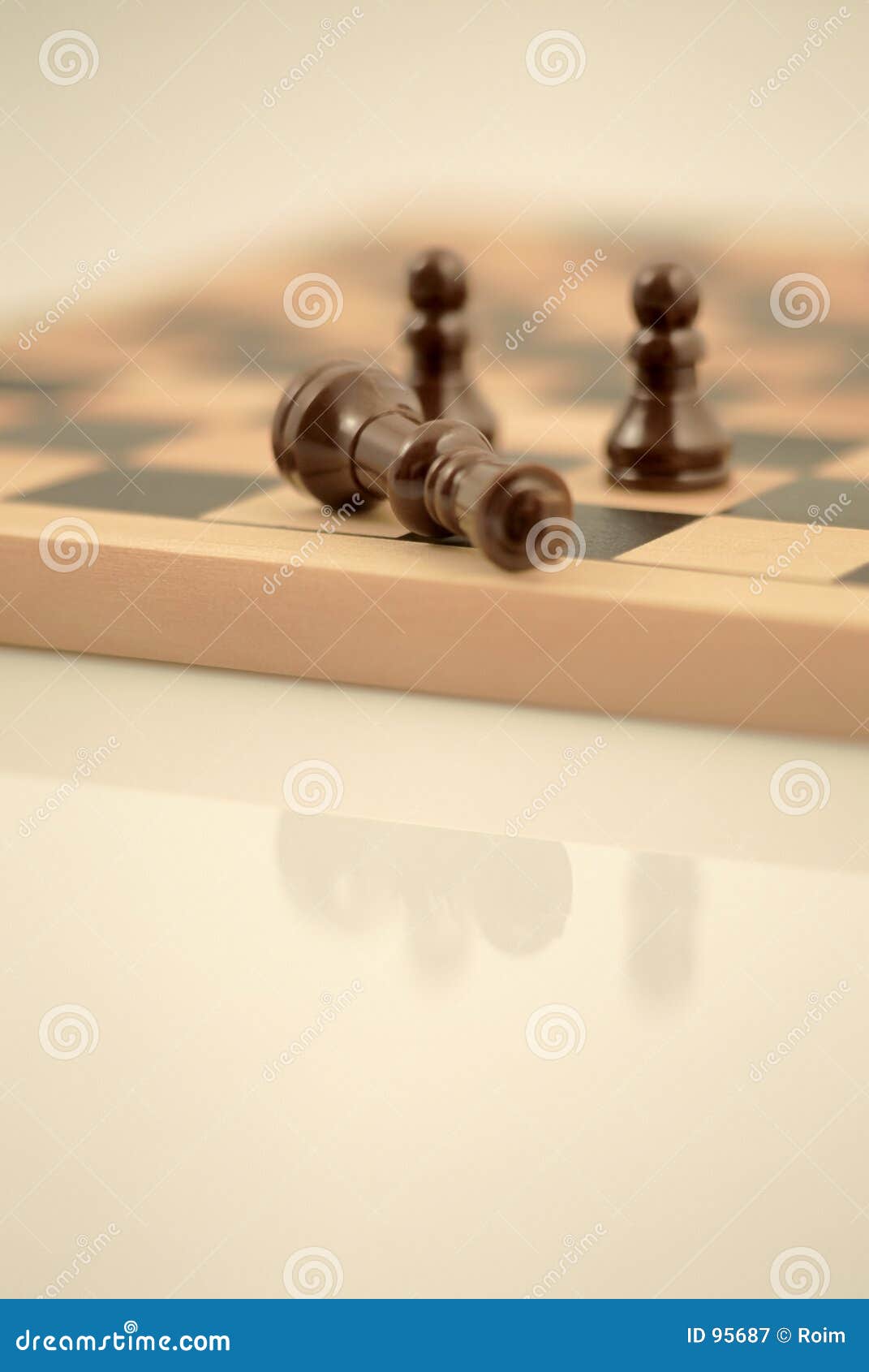 Fallen King stock image. Image of game, pawn, chess, fallen - 95687