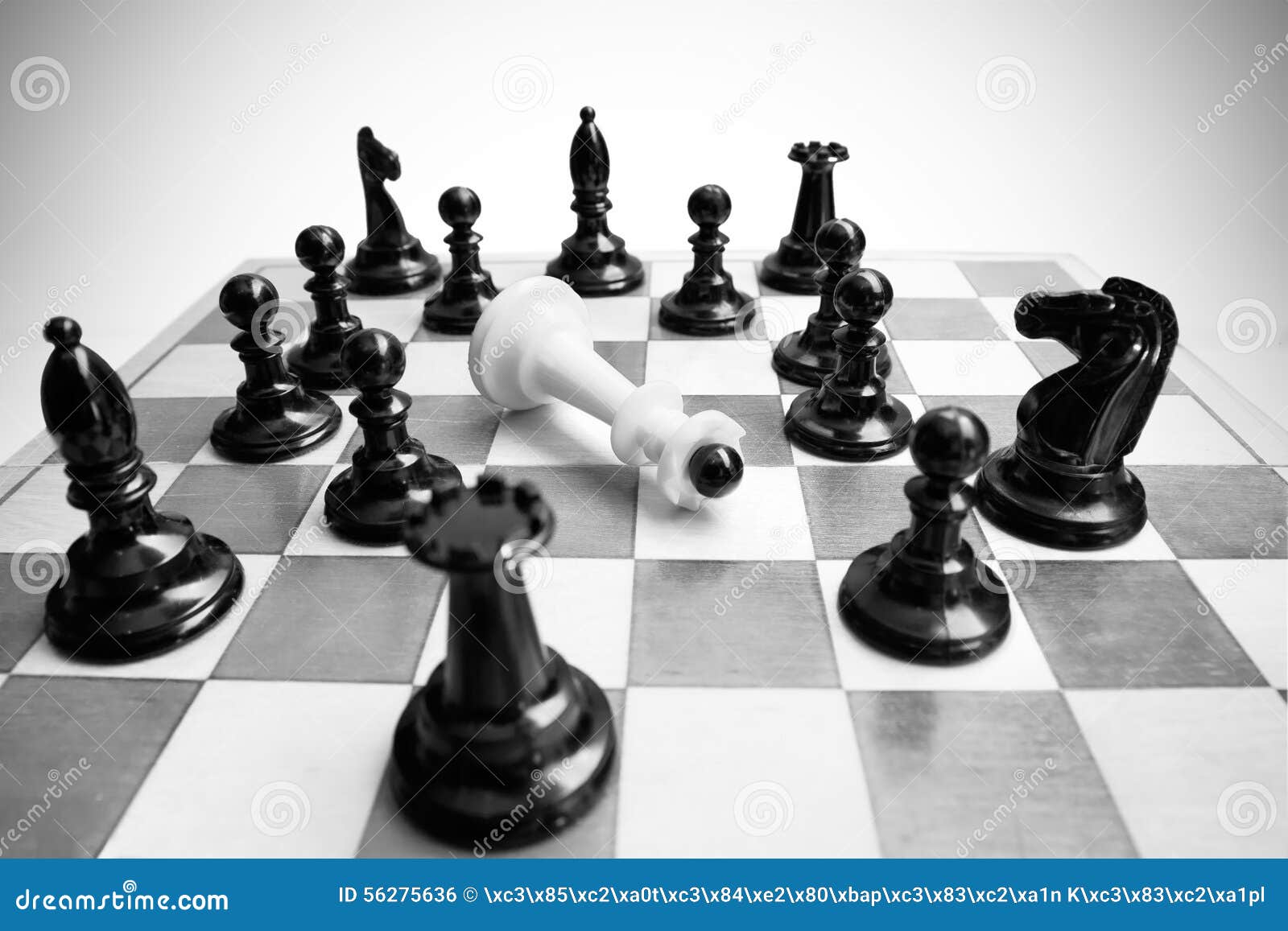 Fallen king stock photo. Image of desk, defeated, defeat - 56275636