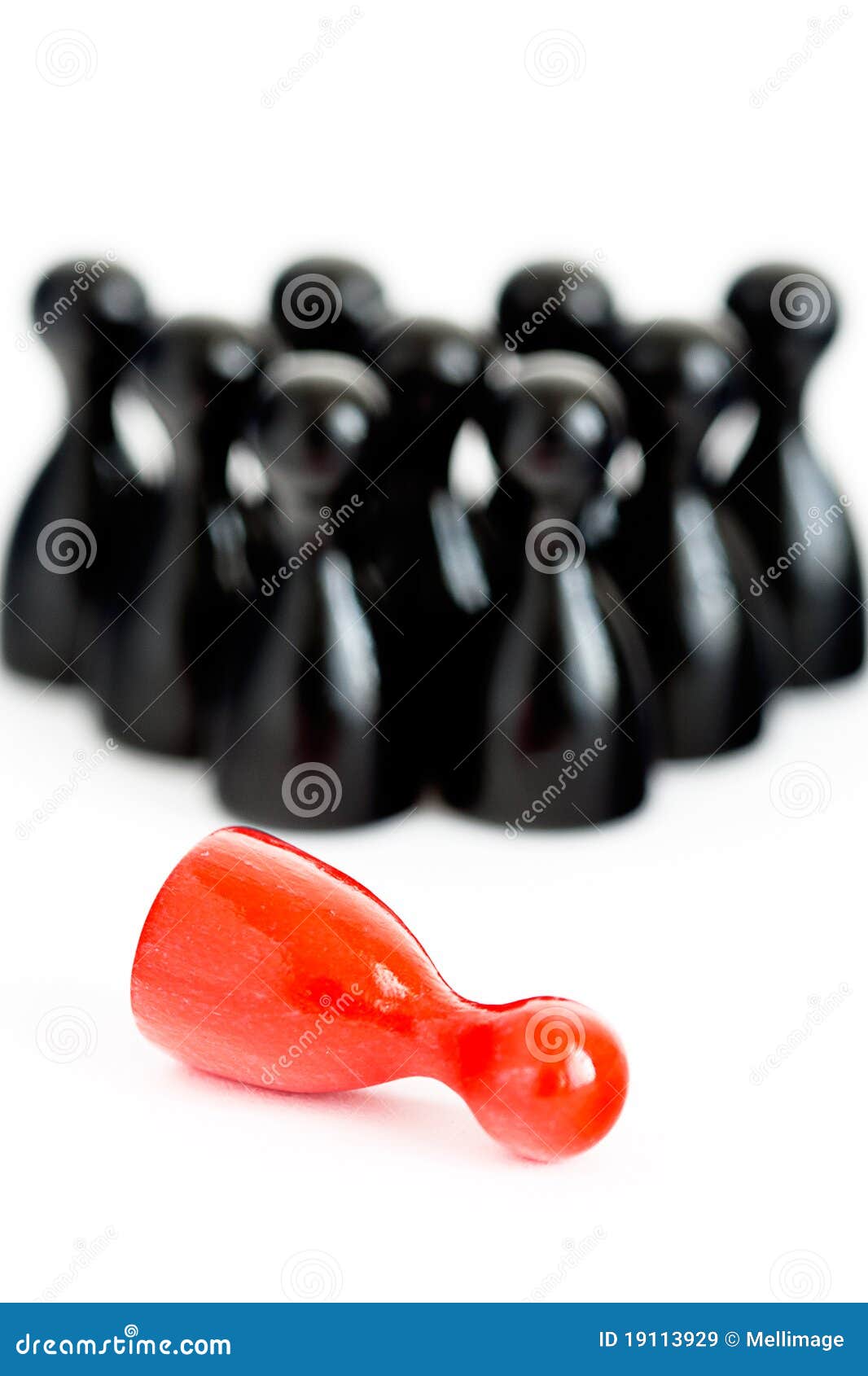 Fallen leader stock image. Image of teamwork, negative - 19113929