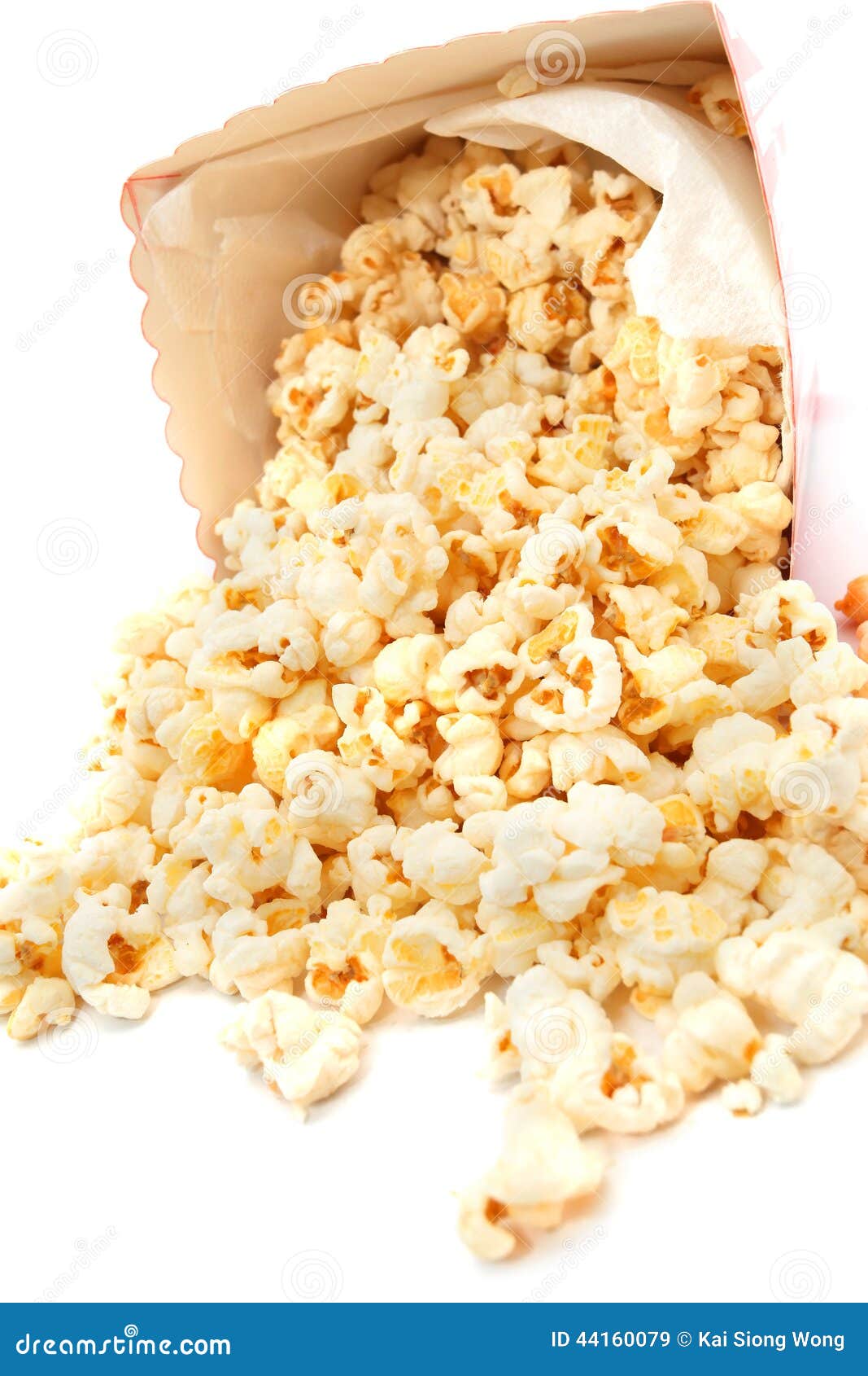Fallen Popcorn In Box Stock Image | CartoonDealer.com #44160079