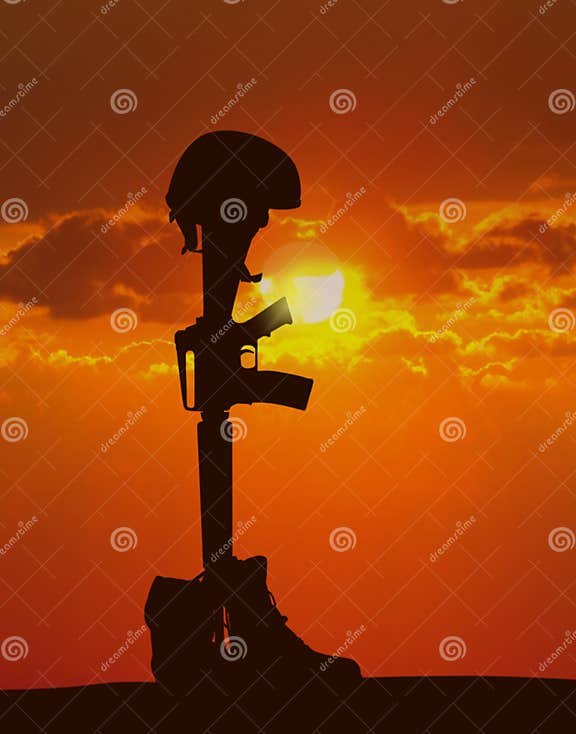 Fallen Soldier stock image. Image of conflict, history - 24831991