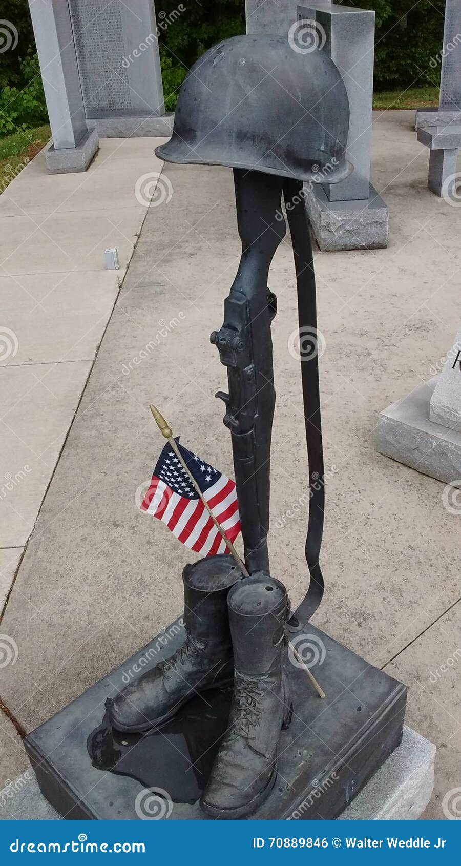 Fallen Soldier stock photo. Image of fallen, flag, america - 70889846