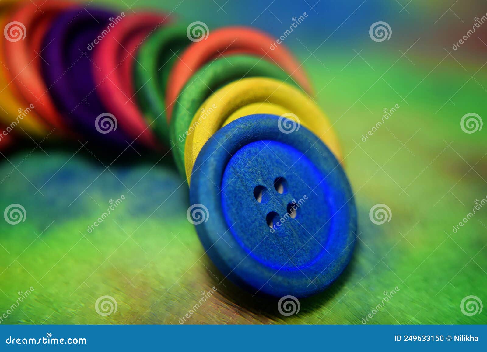 Fallen stacked buttons stock photo. Image of sewing - 249633150