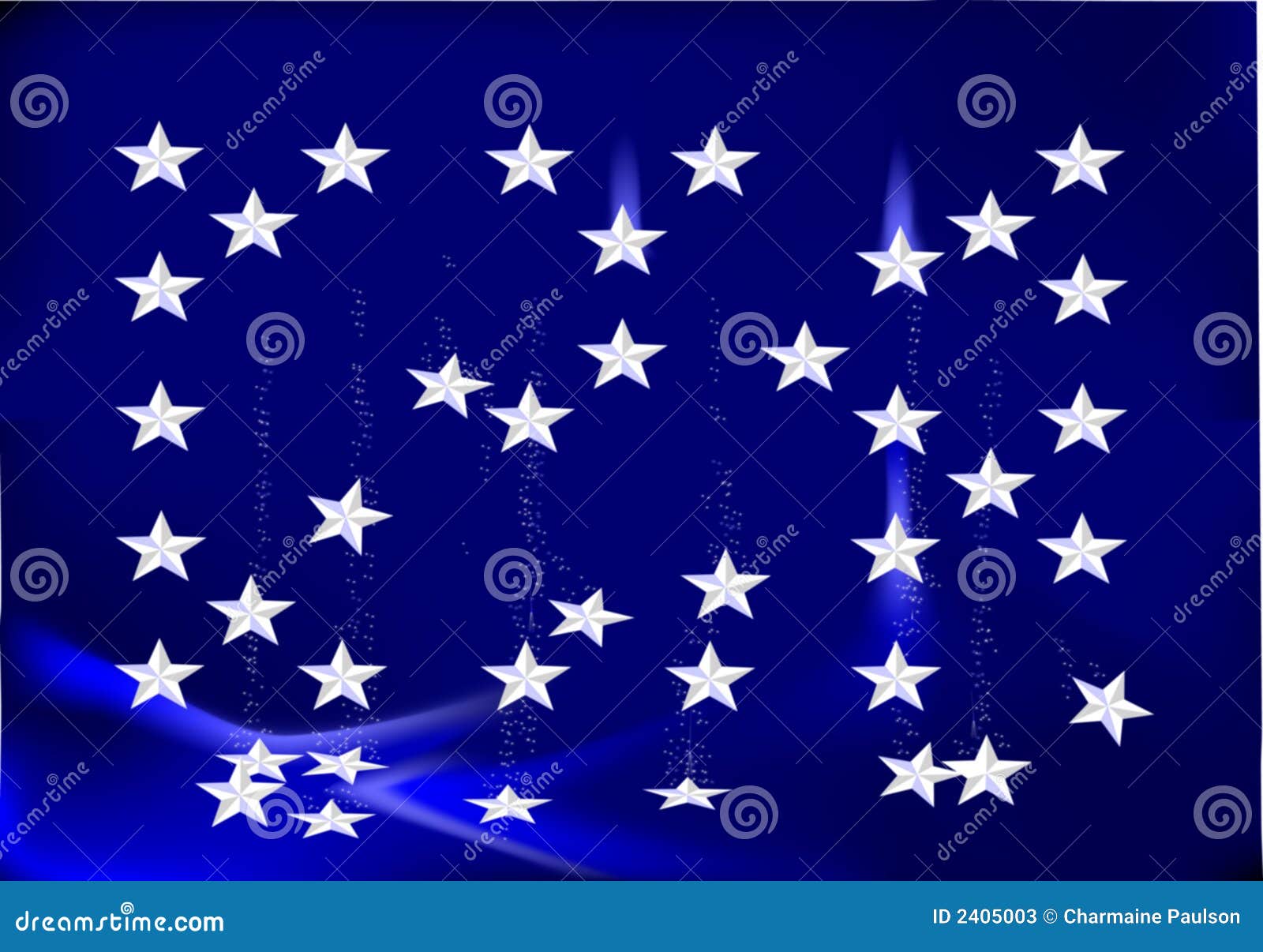 Fallende Sterne vektor abbildung. Illustration von abbildung - 2405003