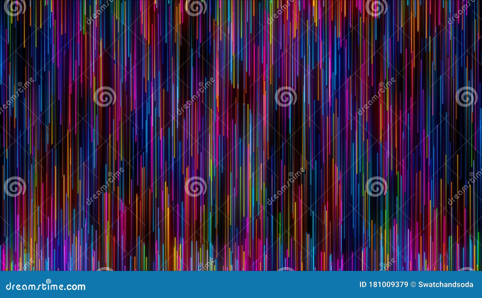 Falling Abstract Colorful Streaks Background Stock Illustration ...