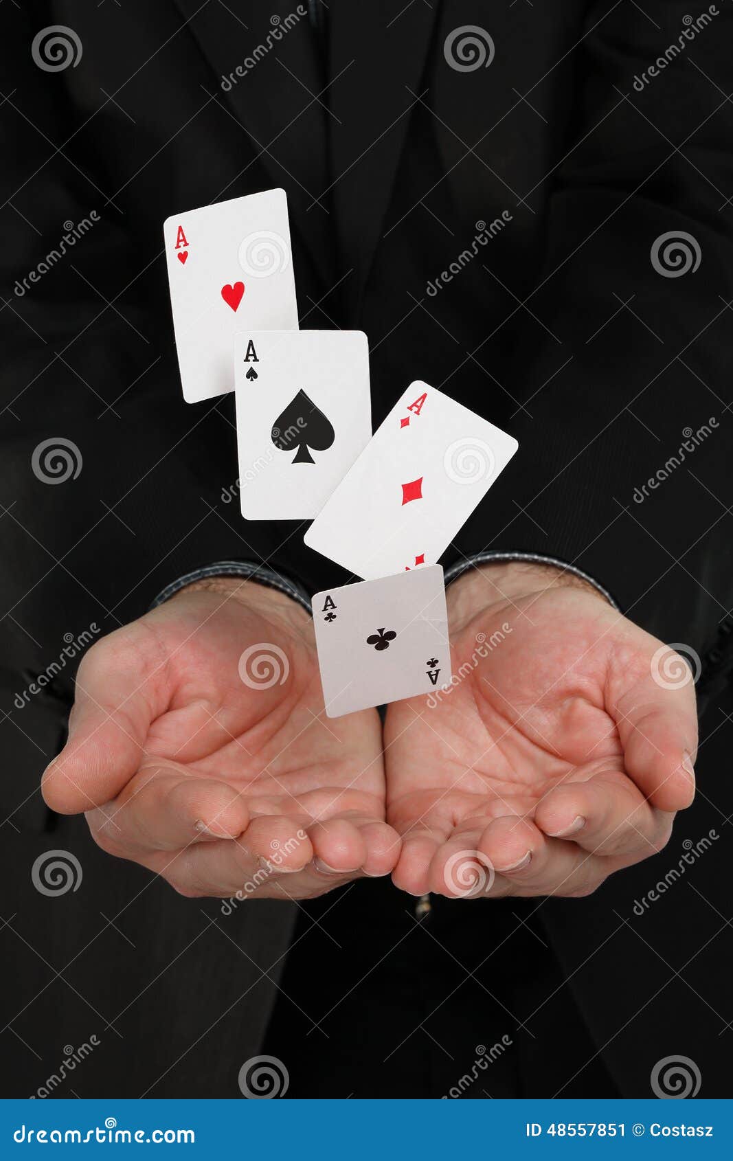 Falling aces stock image. Image of lucky, luck, addiction - 48557851