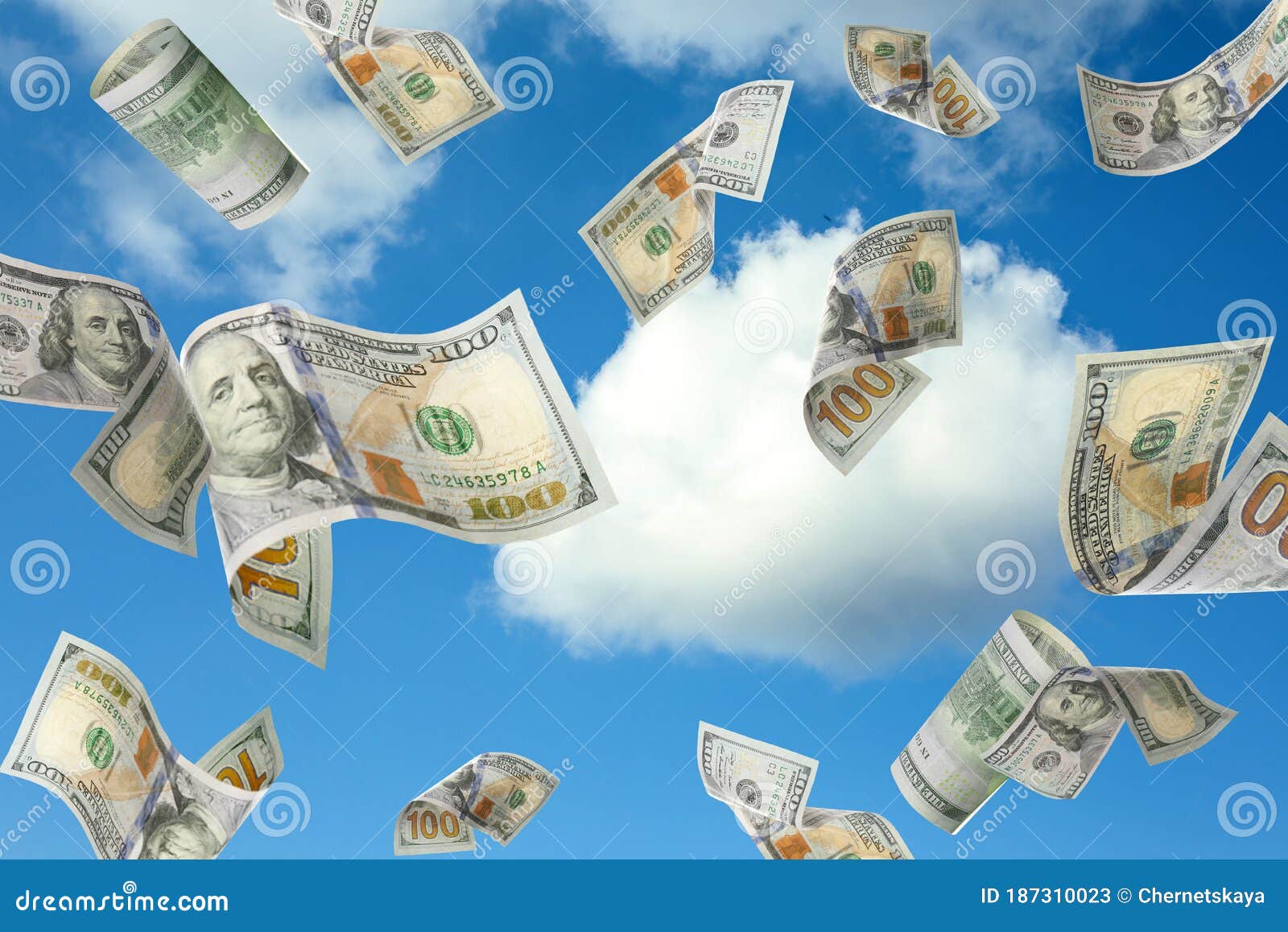 Money Falling From The Sky