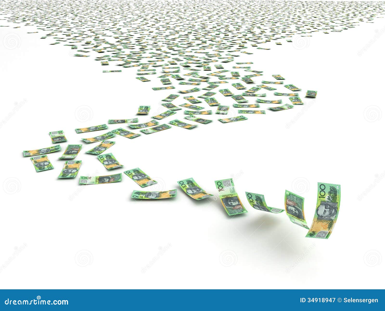Falling Australian Dollar stock illustration. Illustration of winning ...