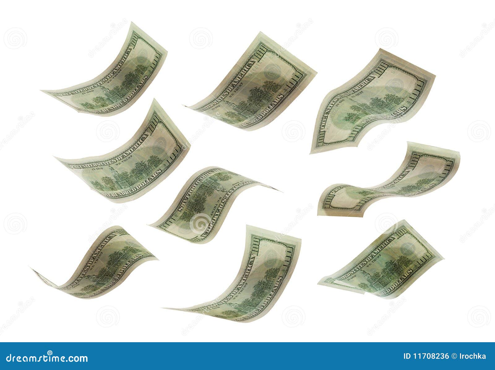 Falling banknotes stock photo. Image of financial, business - 11708236