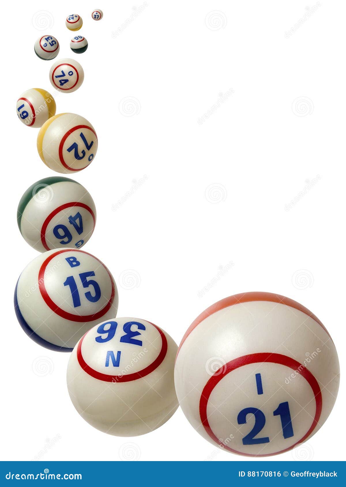 Bingo Balls In Basket Royalty-Free Stock Image | CartoonDealer.com ...