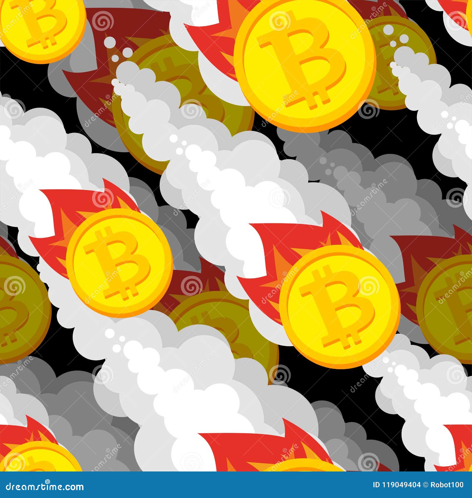Falling Bitcoin Price Pattern. Decrease in Value of Crypto Currency. Background Vector ...