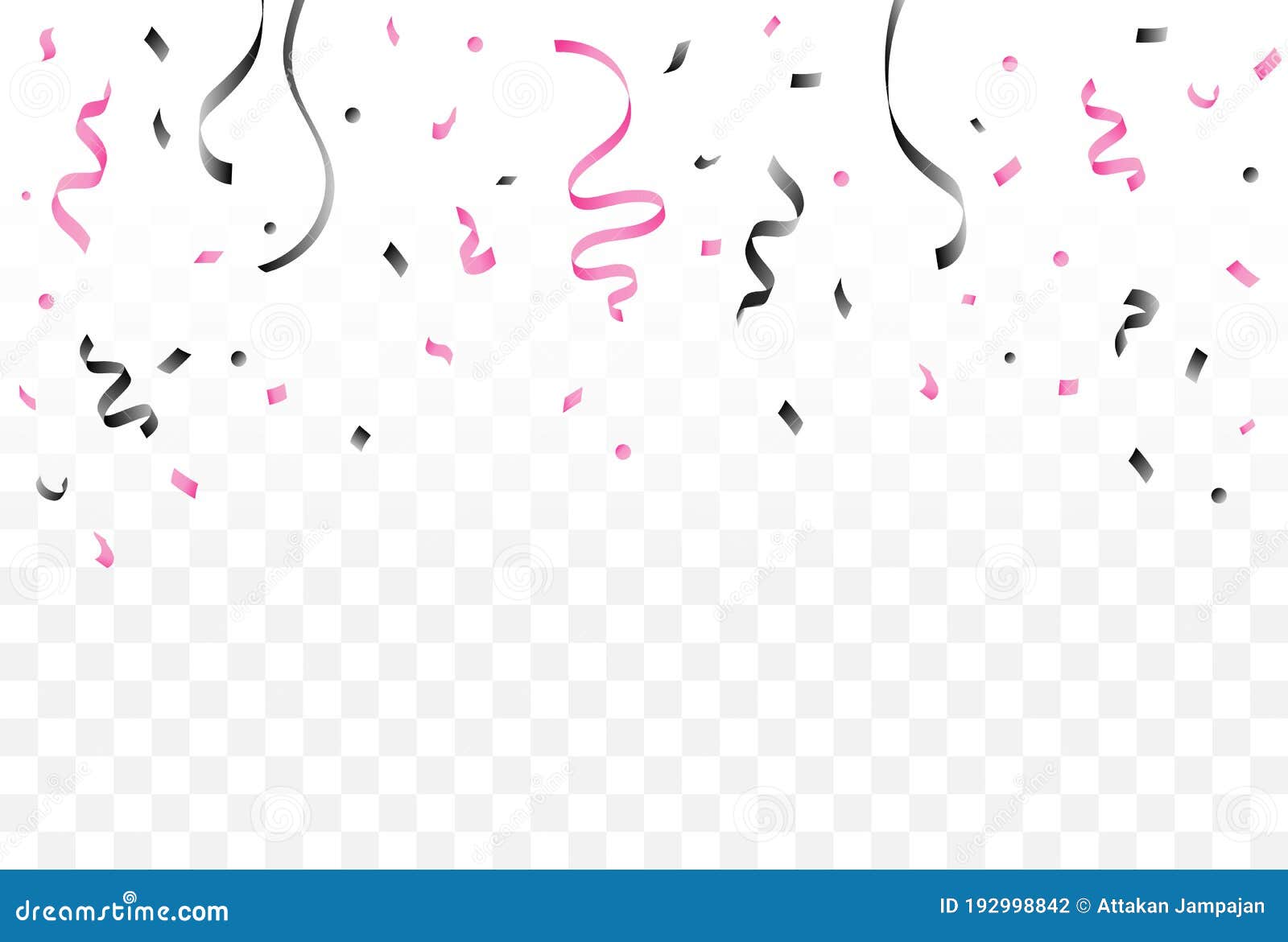 Falling Pink Confetti Royalty-Free Cartoon | CartoonDealer.com #77112590
