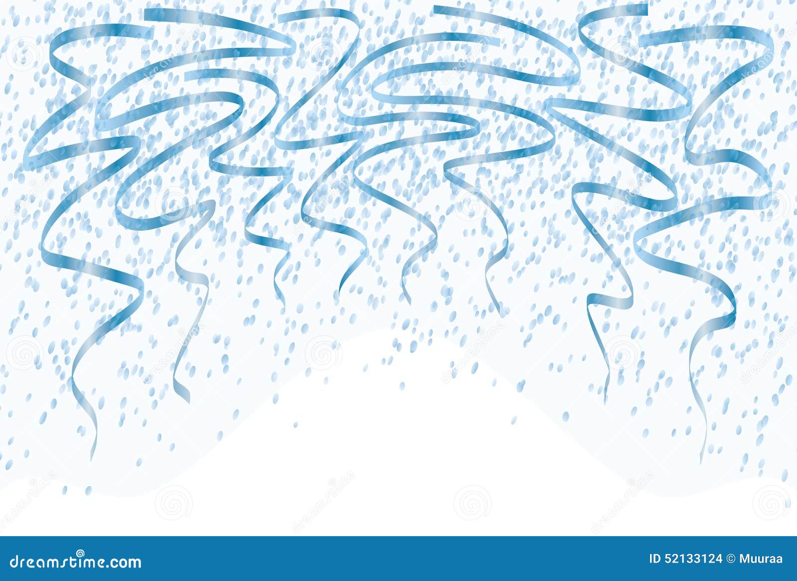 Falling blue confetti stock illustration. Illustration of background ...