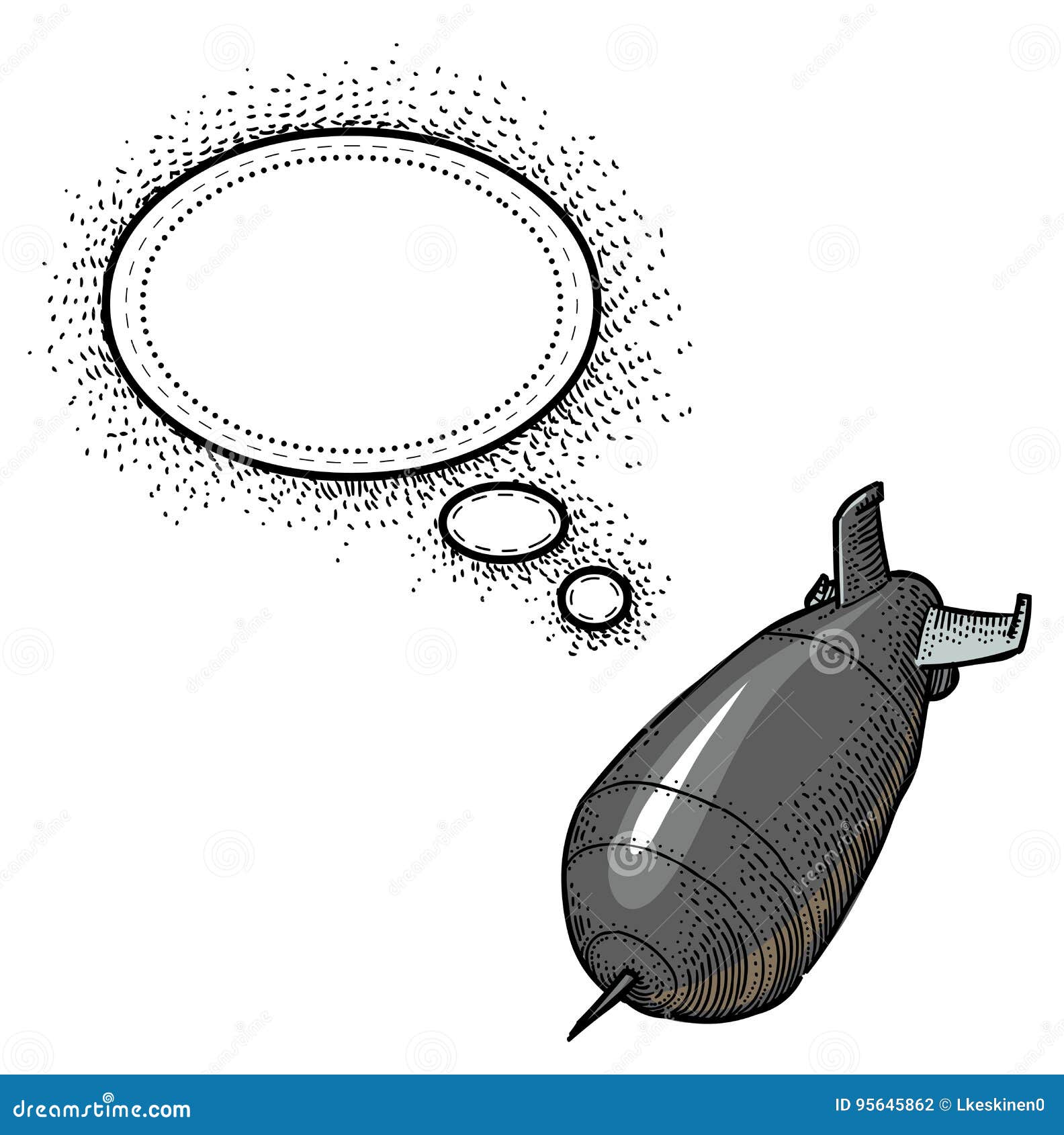 Falling bomb-100 stock vector. Illustration of style - 95645862