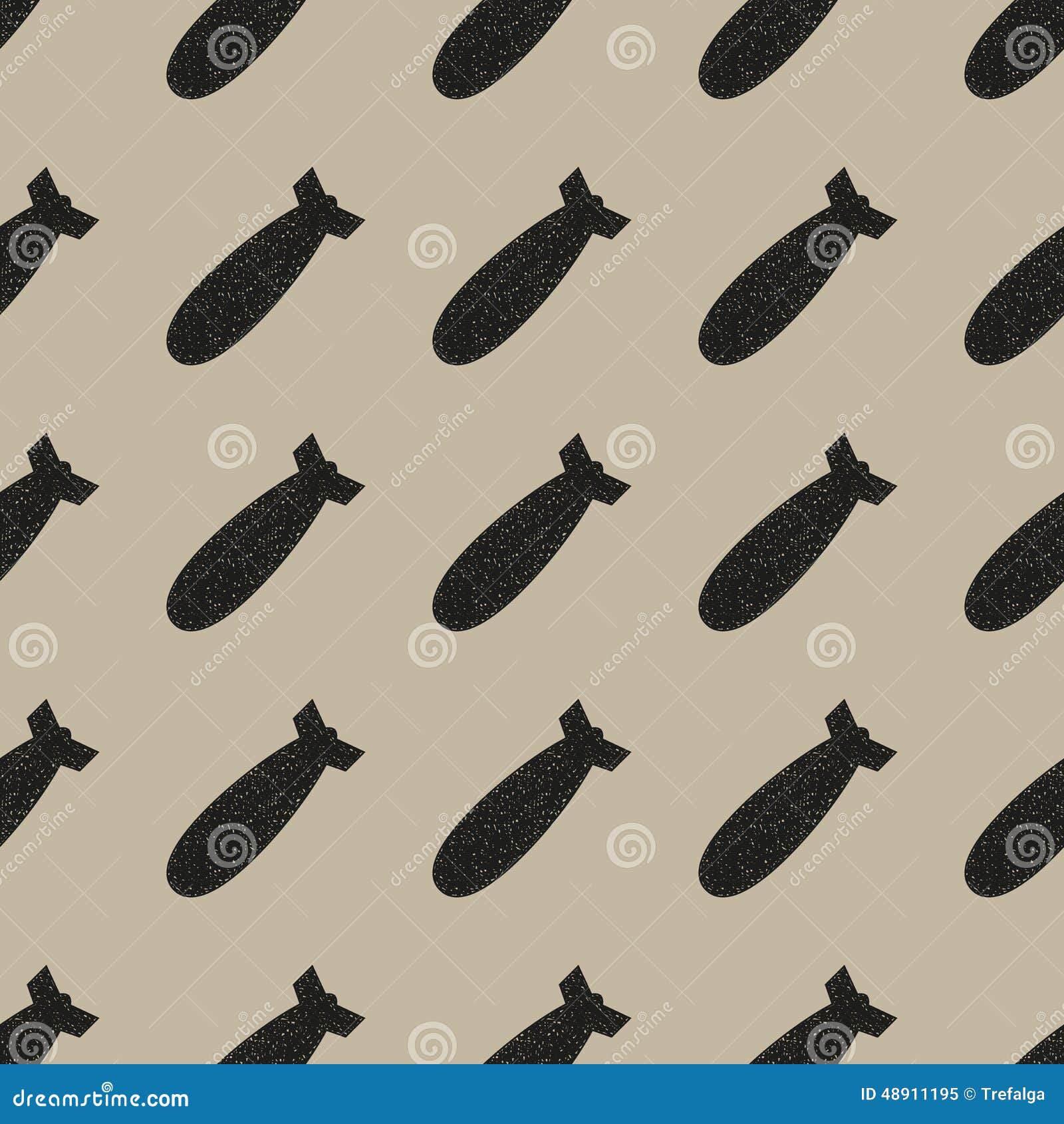 Falling Bombs from the Sky Pattern Stock Vector - Illustration of fall ...