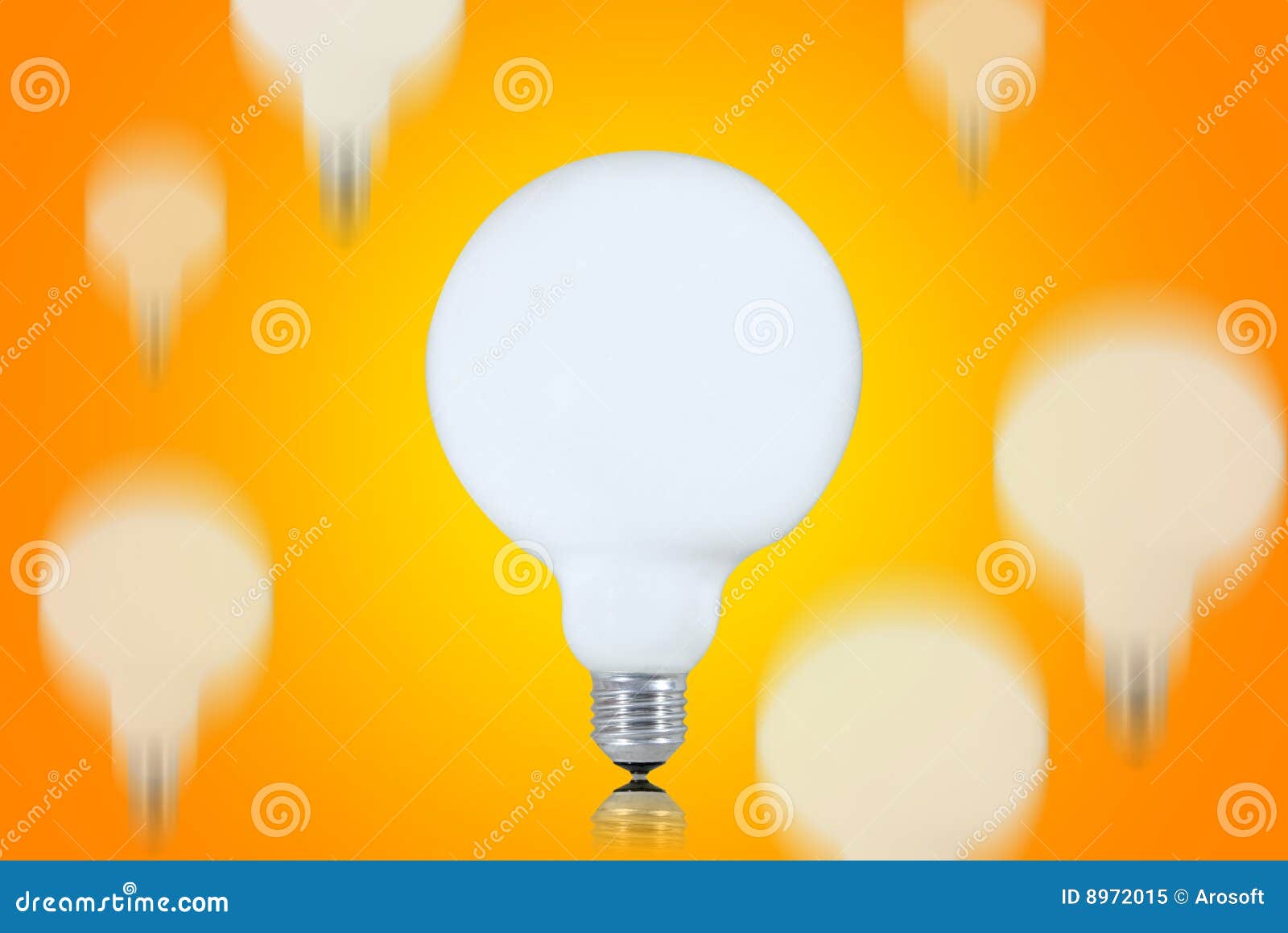 Falling bulbs stock illustration. Illustration of white - 8972015