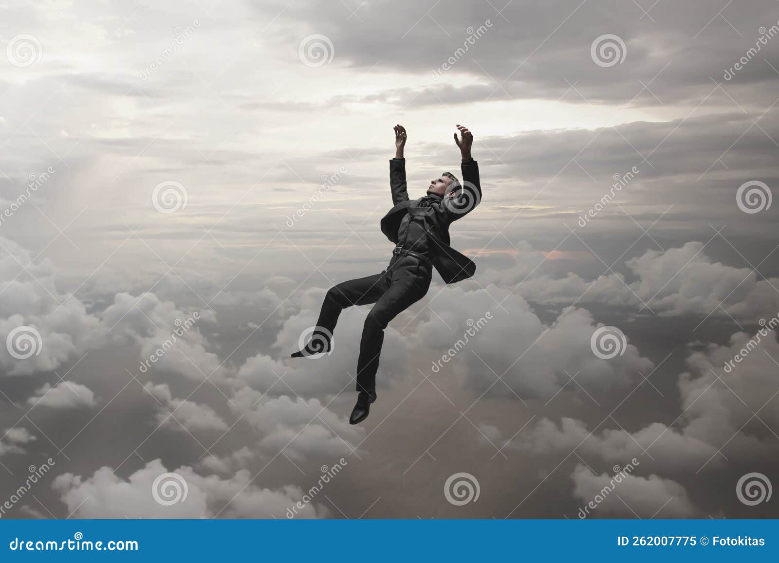 Falling Business Diagram Royalty-Free Stock Photography | CartoonDealer ...