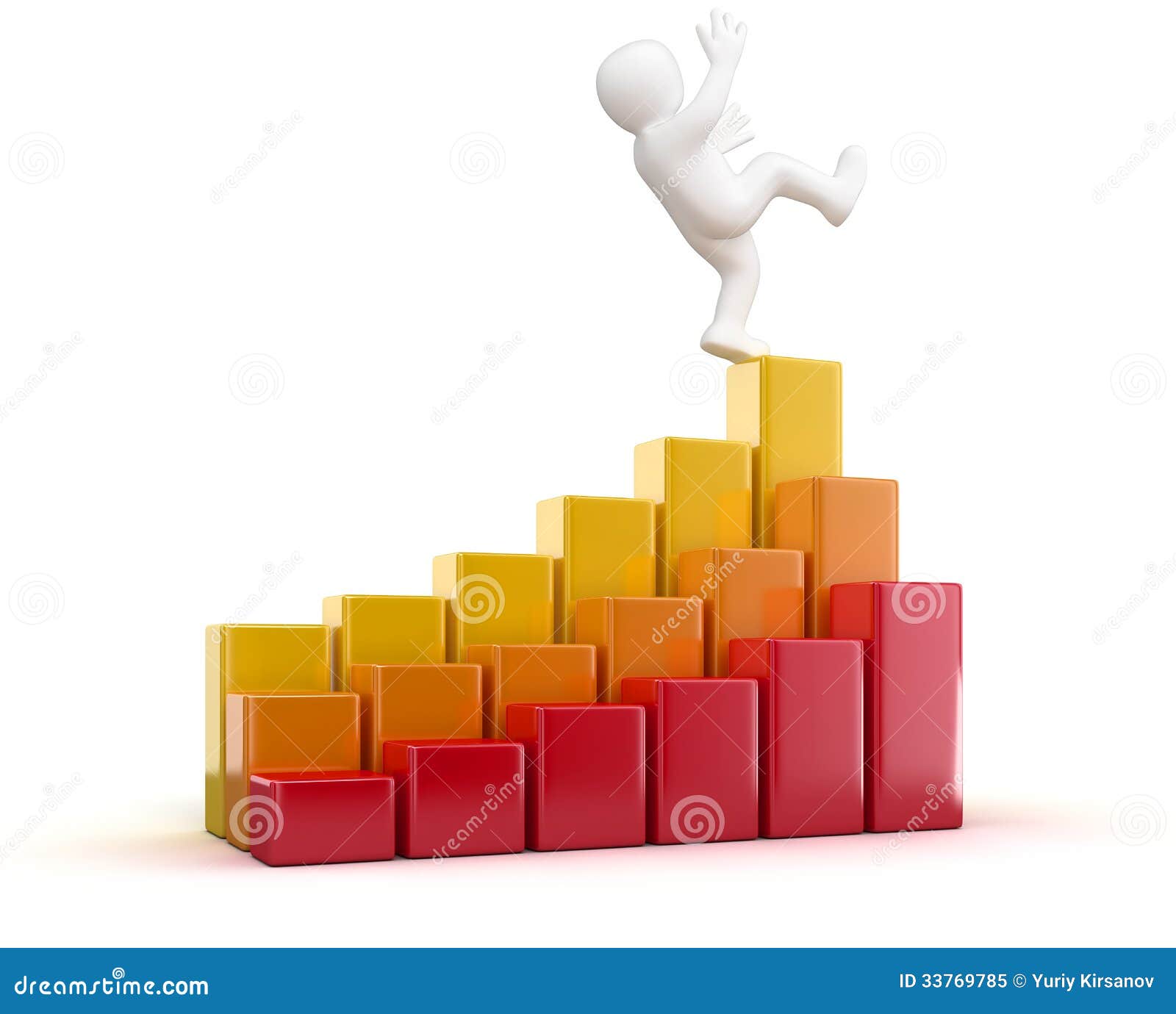 Falling Businessman stock illustration. Illustration of crushed - 33769785