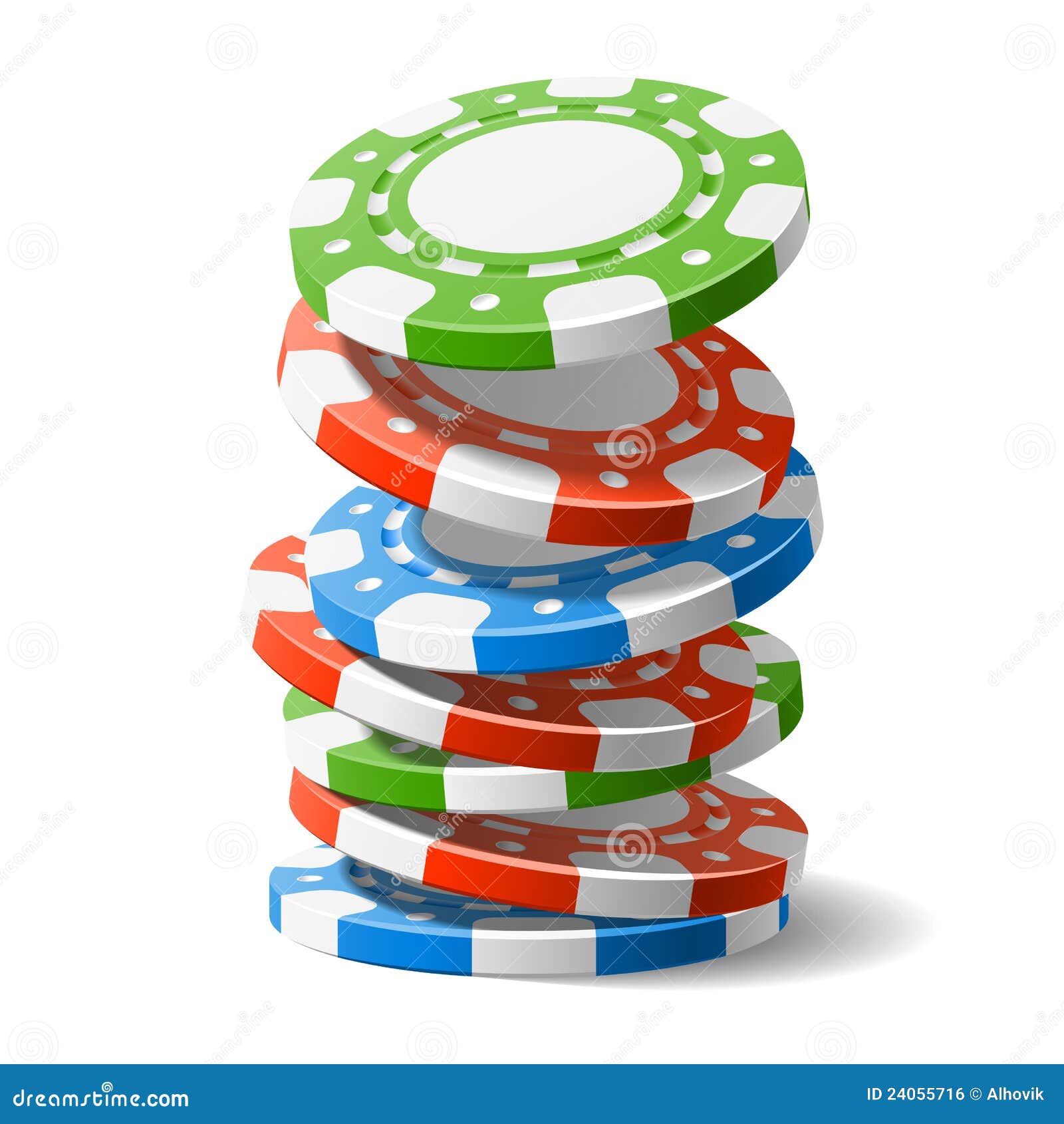 Poker Chips Clip Art