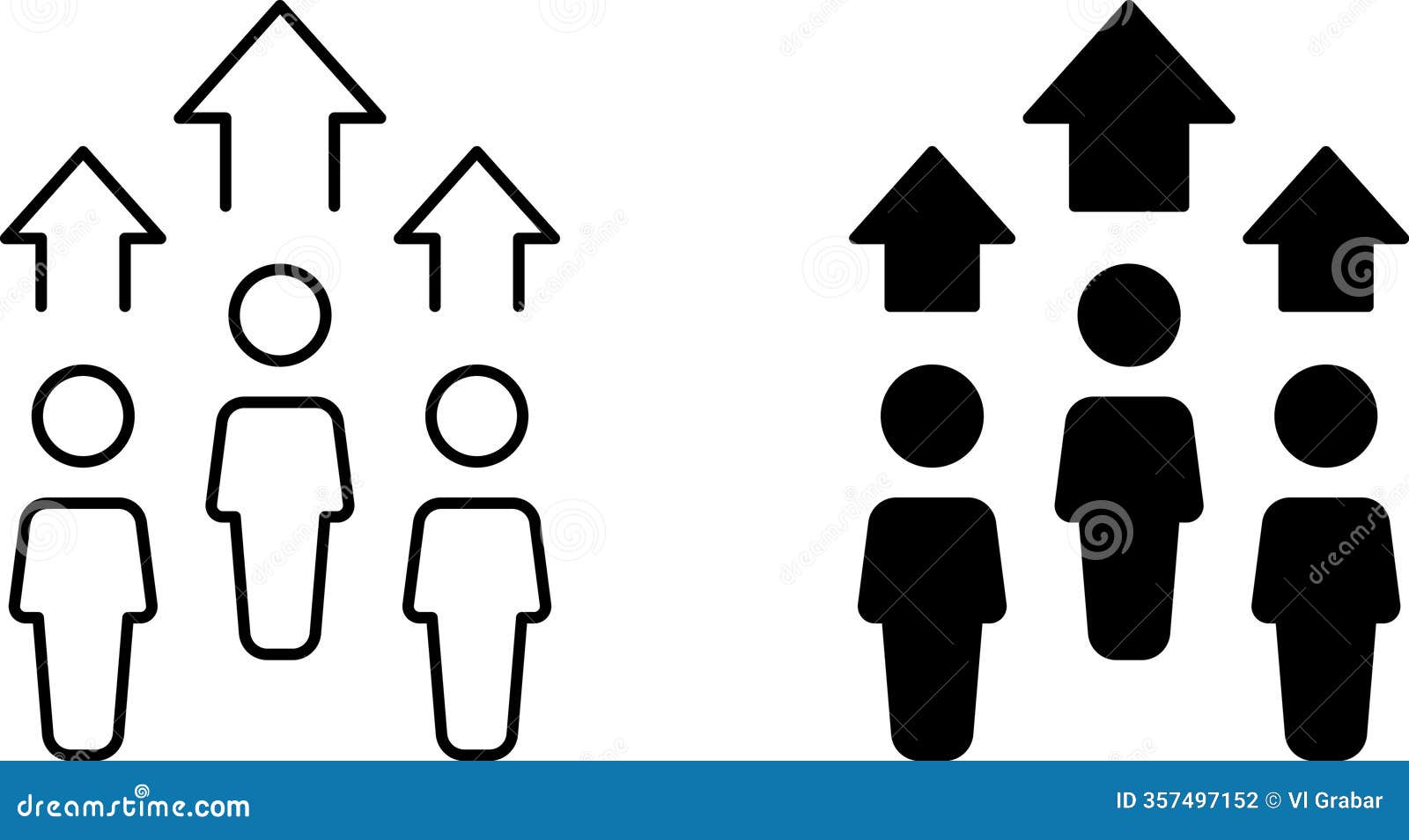 Population Growth Icon, Increase Social Development, Global Demography ...
